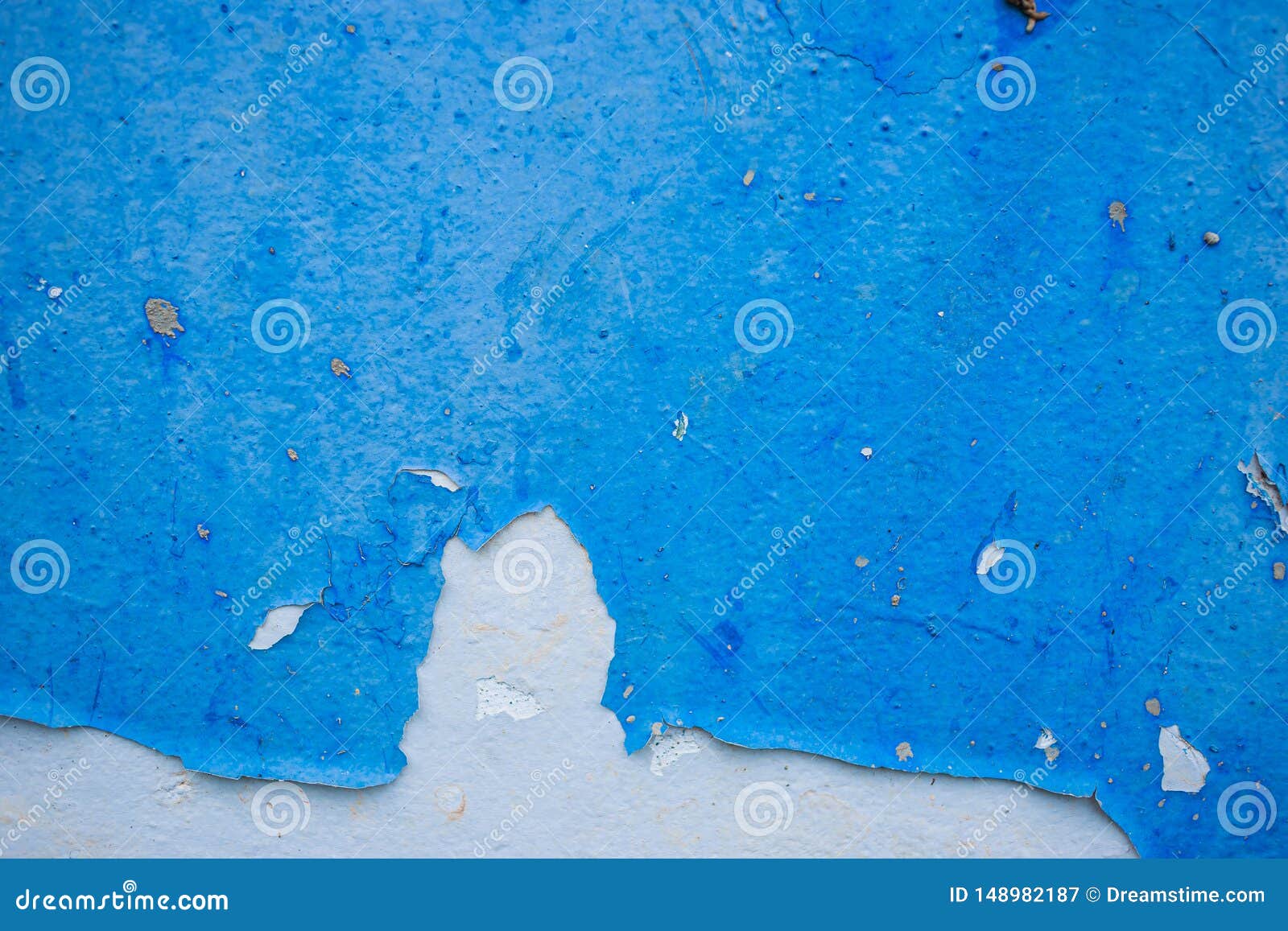 Texture of Old Dirty Blue Wall Stock Image - Image of grungy ...