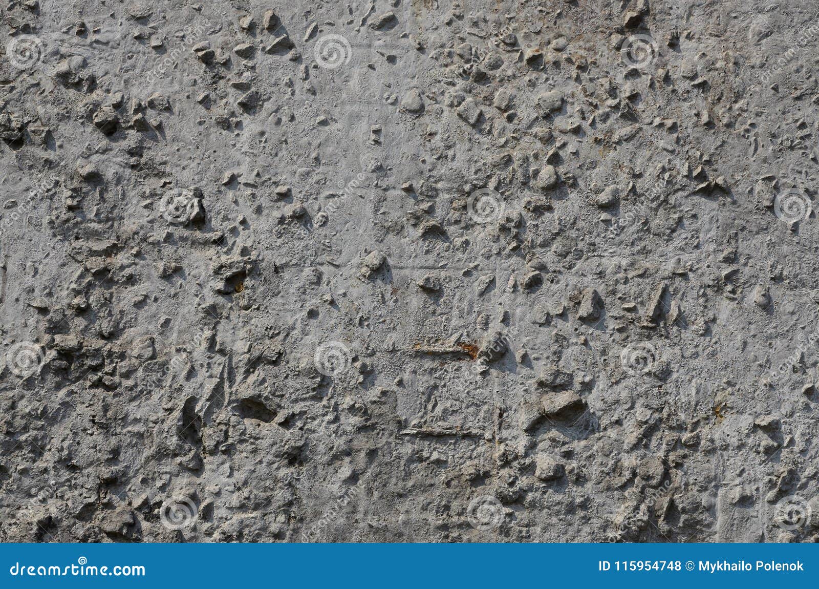 Texture of the Old Embossed Concrete Wall in Gray Color. Background ...