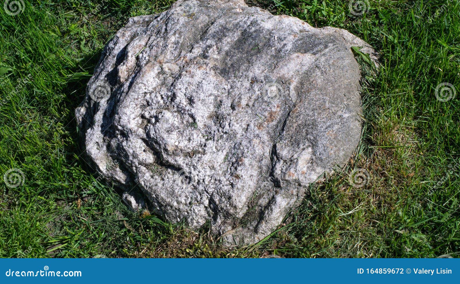Texture of Old Grey Stone and Green Grass Stock Photo - Image of ...