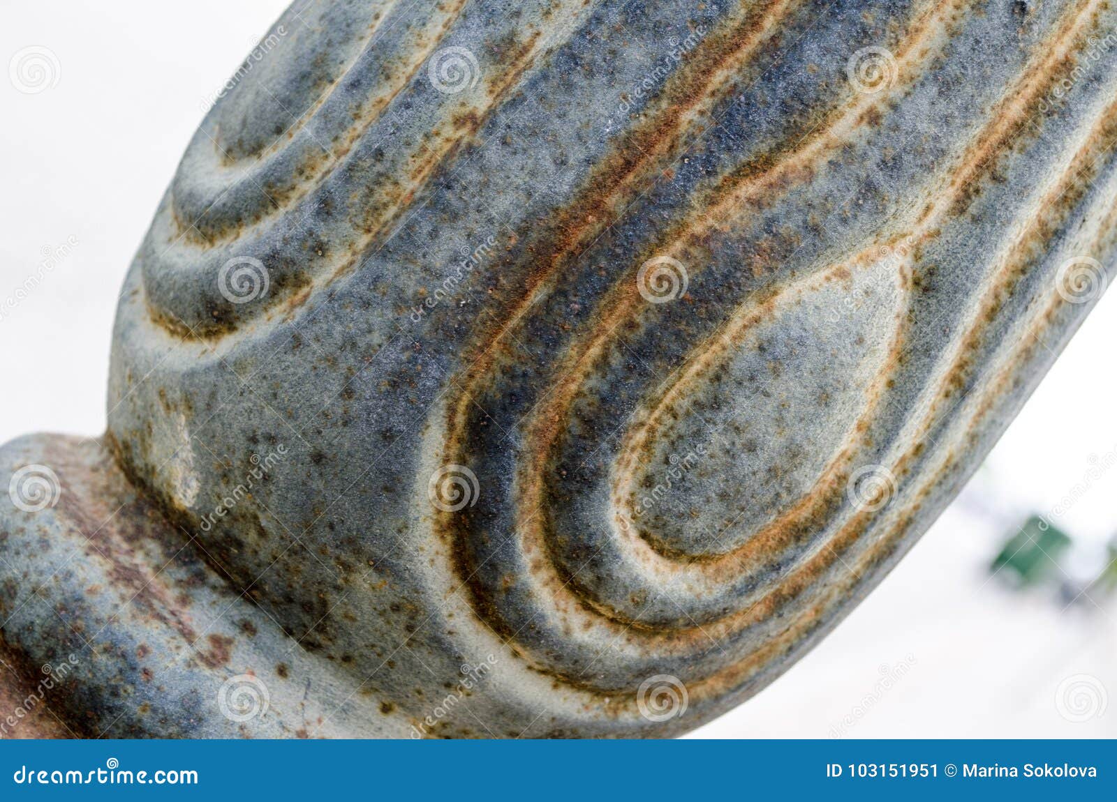 Texture of Old Iron Metal Pillar Stock Image - Image of columns, iron ...