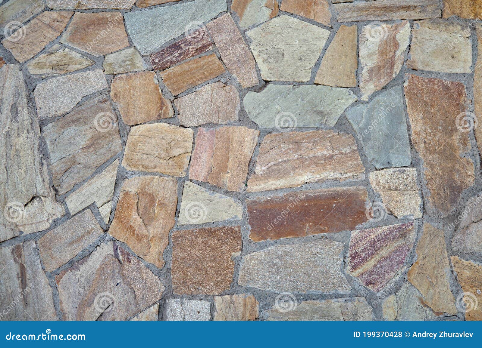 Texture of Old Irregular Shaped Tiles Made of Stones of Different Sizes ...