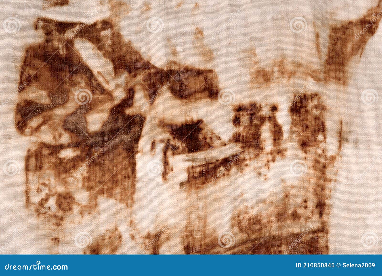 The Texture of an Old Linen Cloth, Covered with Dirt and Rust ...