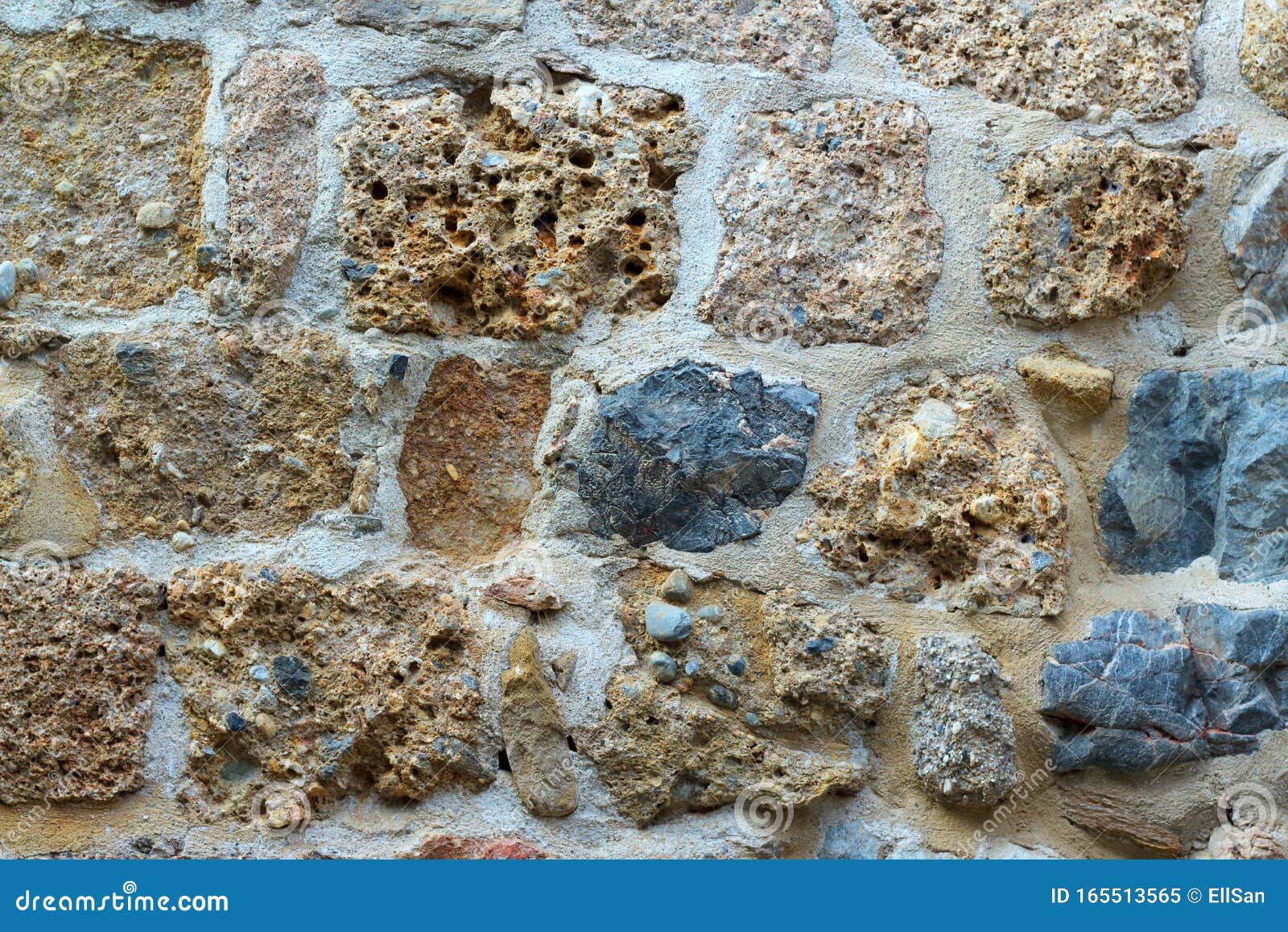 Texture of old masonry stock image. Image of mosaic - 165513565