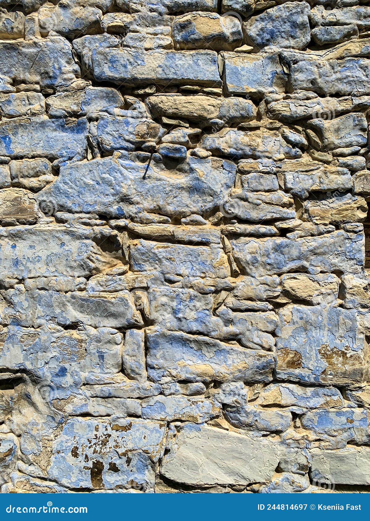 Texture. Old Medieval Wall Made from Stone. Stock Image - Image of ...