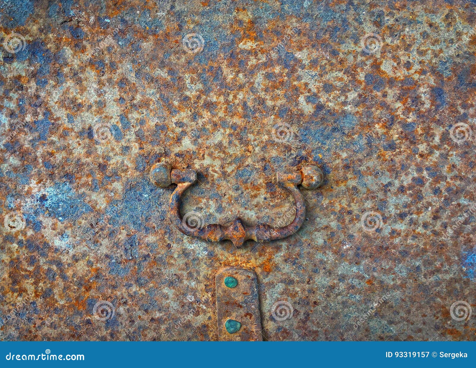 The Texture of an Old Metal Box Stock Image - Image of detail, damaged ...