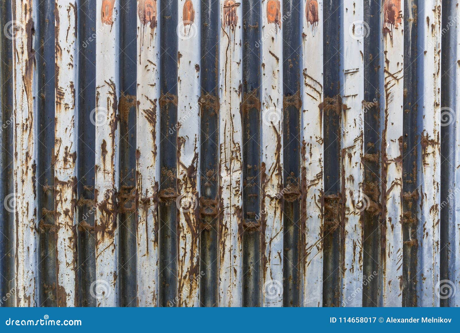 Texture of an Old Metal Container Stock Image - Image of metal ...