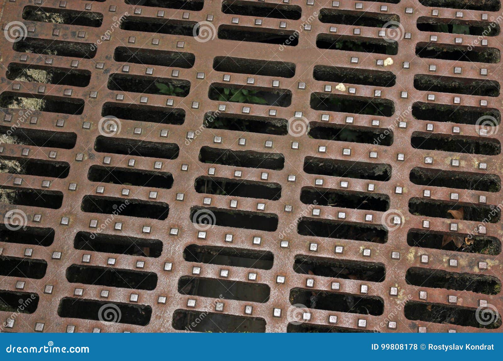 The Texture of an Old Metal Grating Stock Photo - Image of frame ...