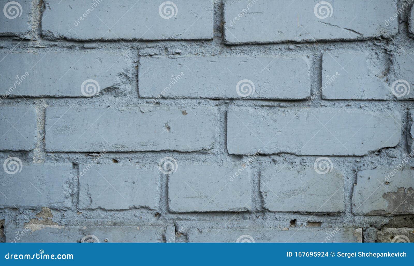 Texture of an Old Paint Covered Brick Wall Stock Photo - Image of ...