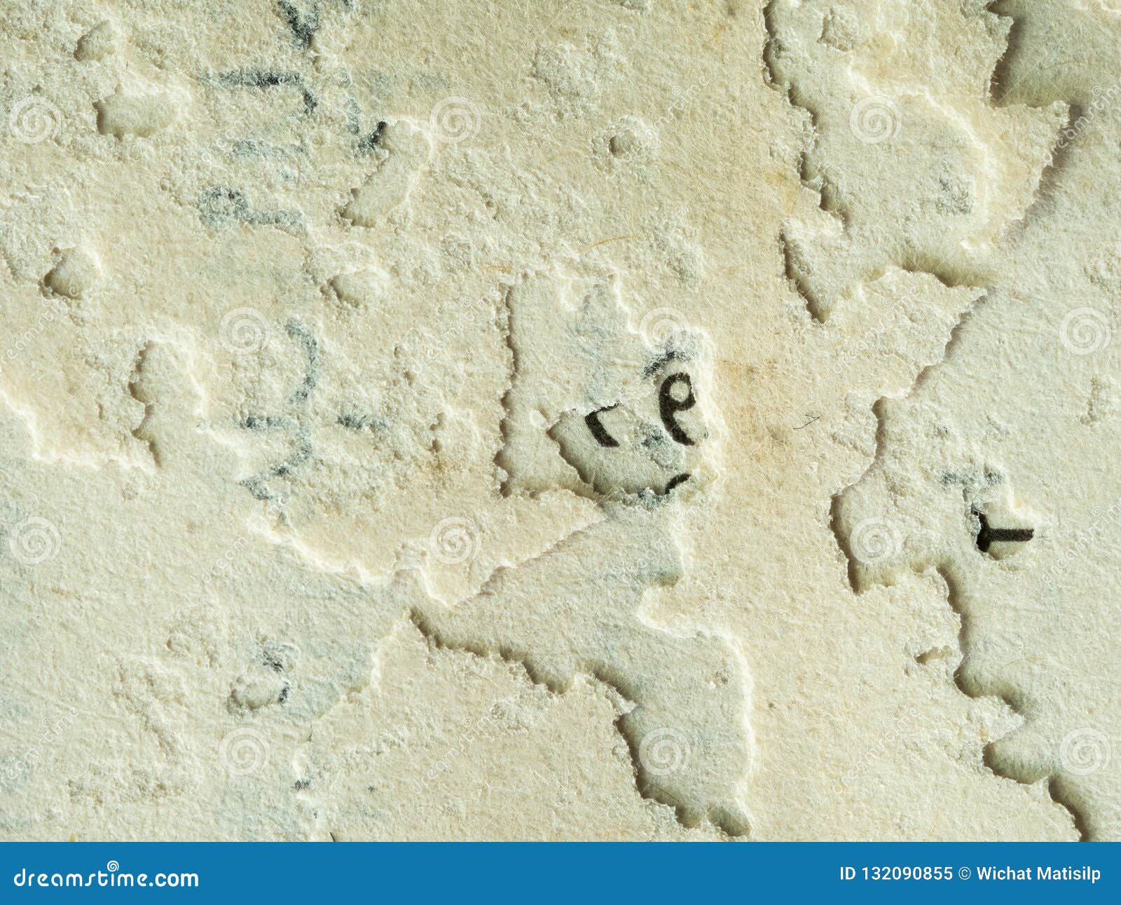 Texture of Old Paper Decay stock image. Image of ancient - 132090855