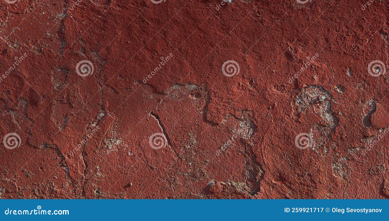 Texture of Old Red Paint on the Wall of the Building Stock Image ...