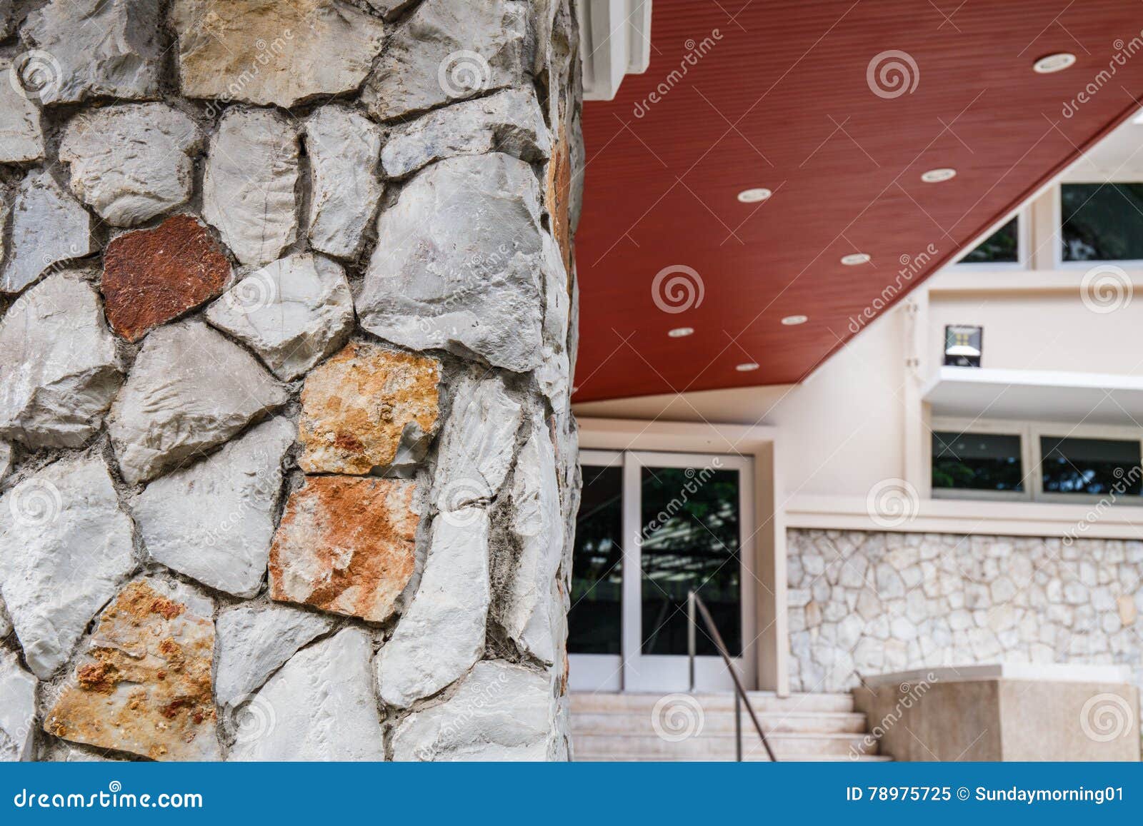 Texture Old Rock Wall Made of Random Stone Stock Image - Image of ...