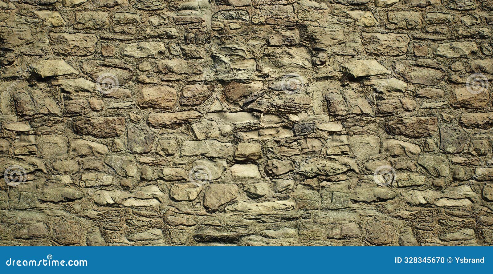 Texture of an Old Rough Stone Castle Wall. Stock Illustration ...