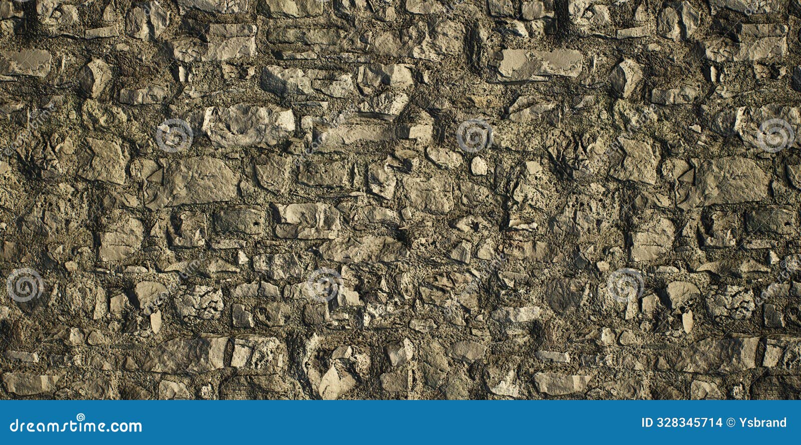 Texture of an Old Rough Stone Castle Wall. Stock Illustration ...