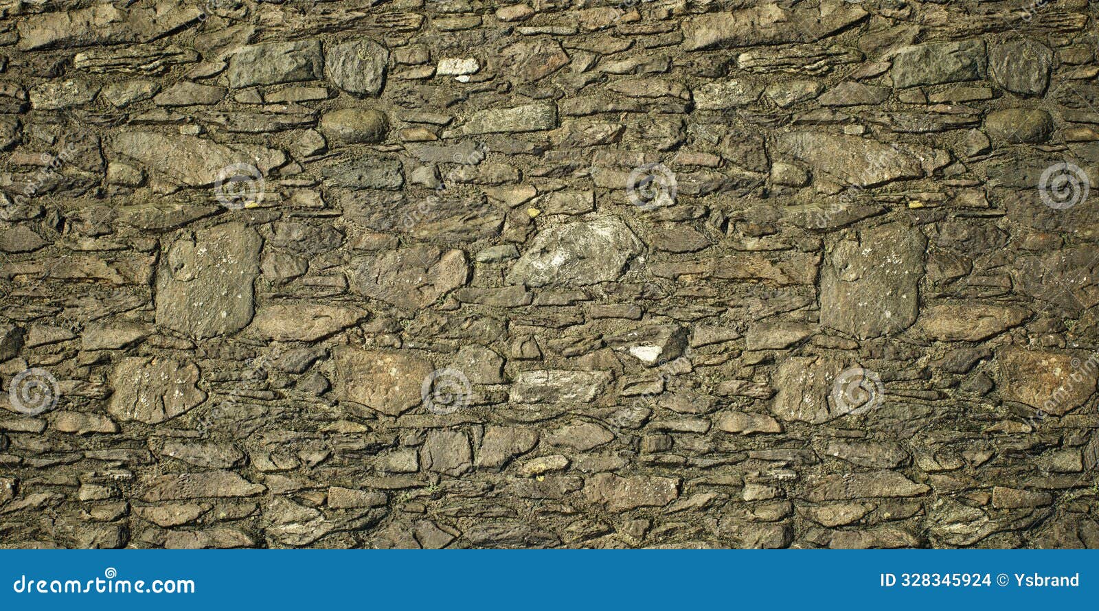 Texture of an Old Rough Stone Castle Wall. Stock Illustration ...
