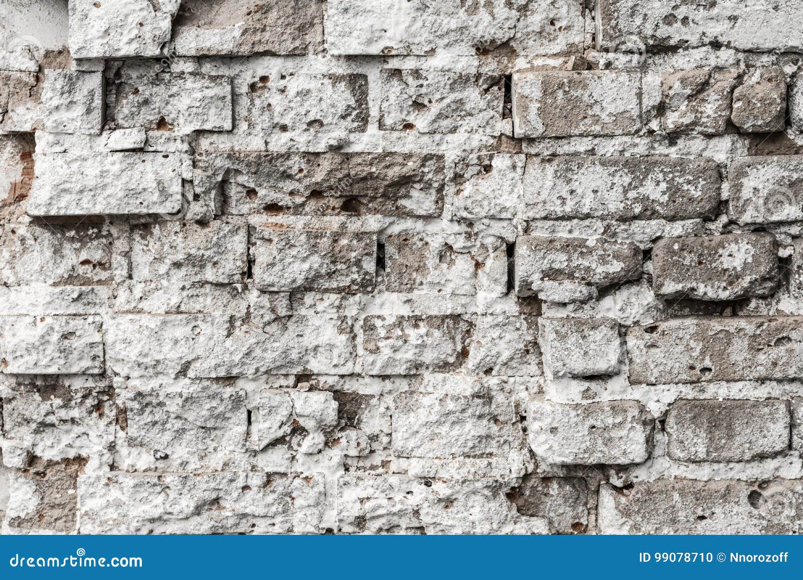 Texture of an Old Ruined Brick Wall of an Ancient Building Stock Photo ...