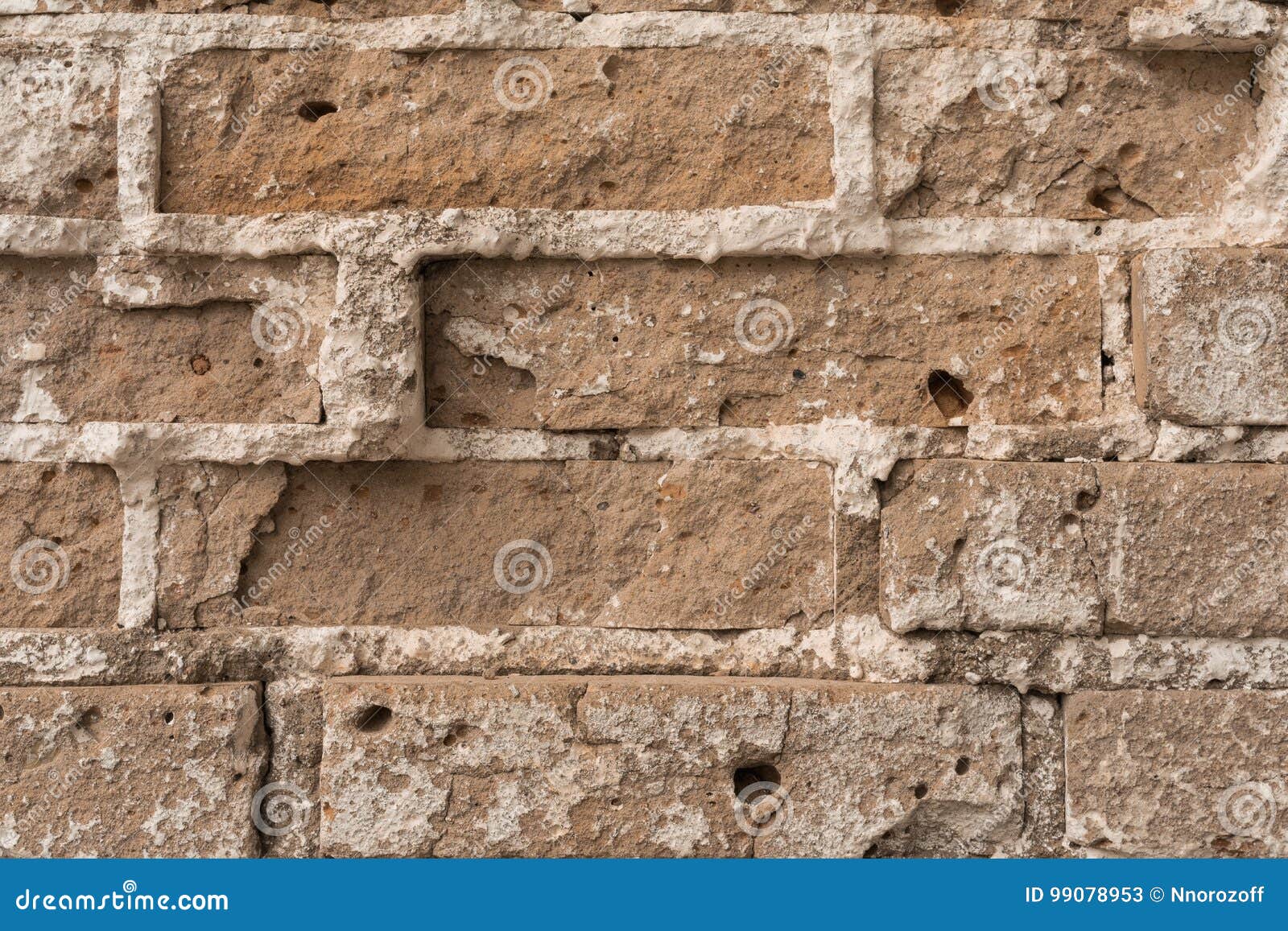 Texture of an Old Ruined Brick Wall of an Ancient Building Stock Image ...