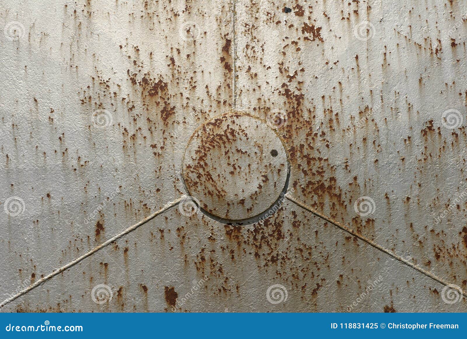 Texture of an Old Rusted Container Tank Stock Image - Image of ...