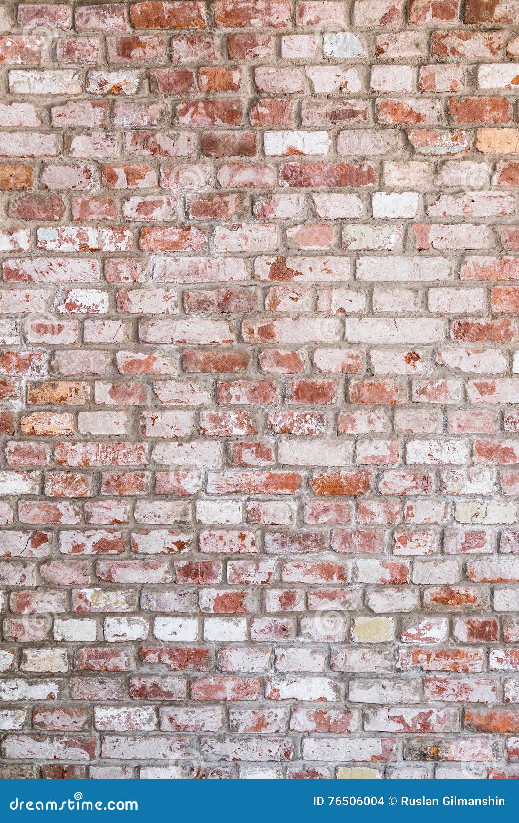Texture of Old Rustic Brick Wall Painted with White Stock Photo - Image ...
