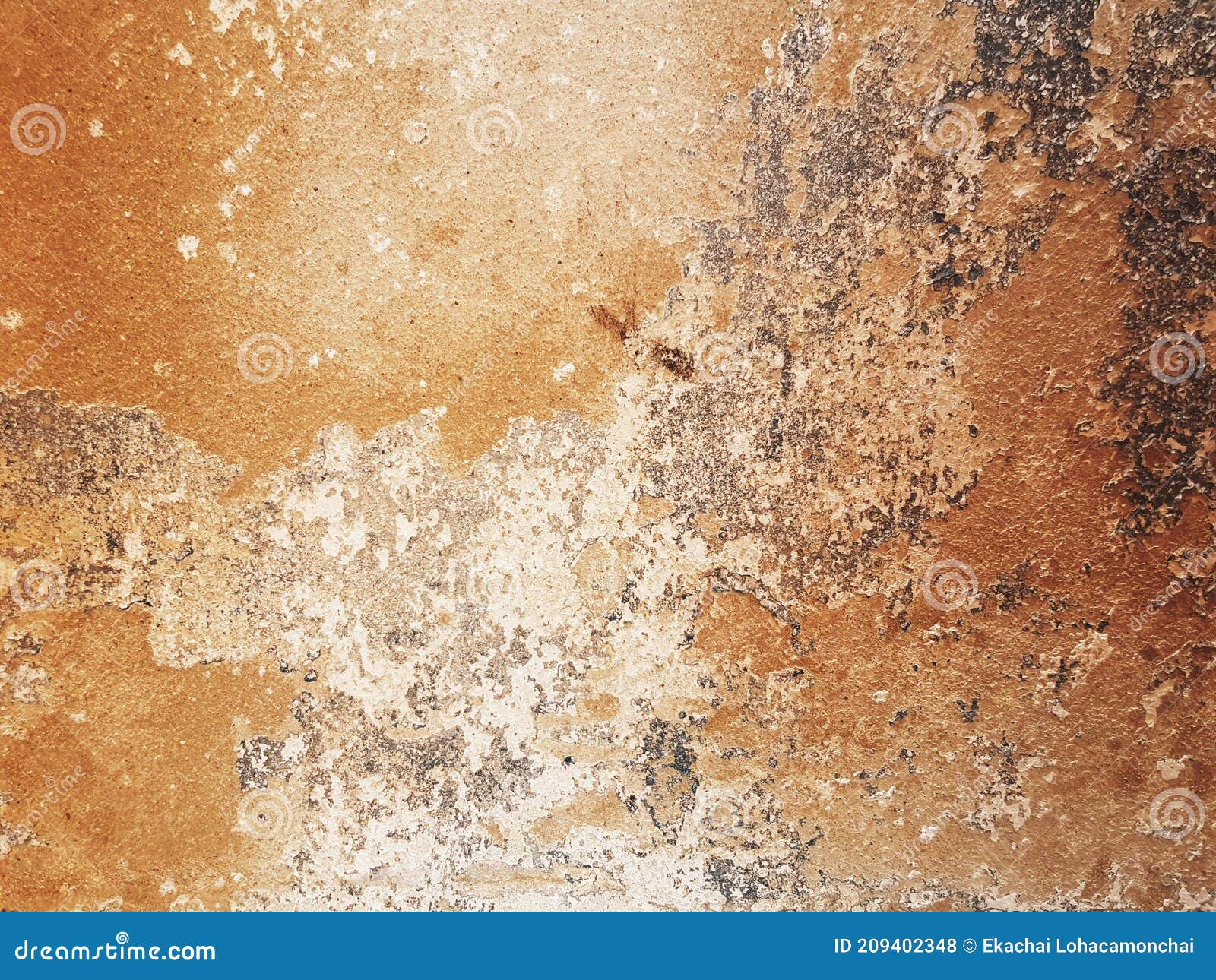 Texture of Old Rustic Wall Covered with Brown Stucco Stock Photo ...