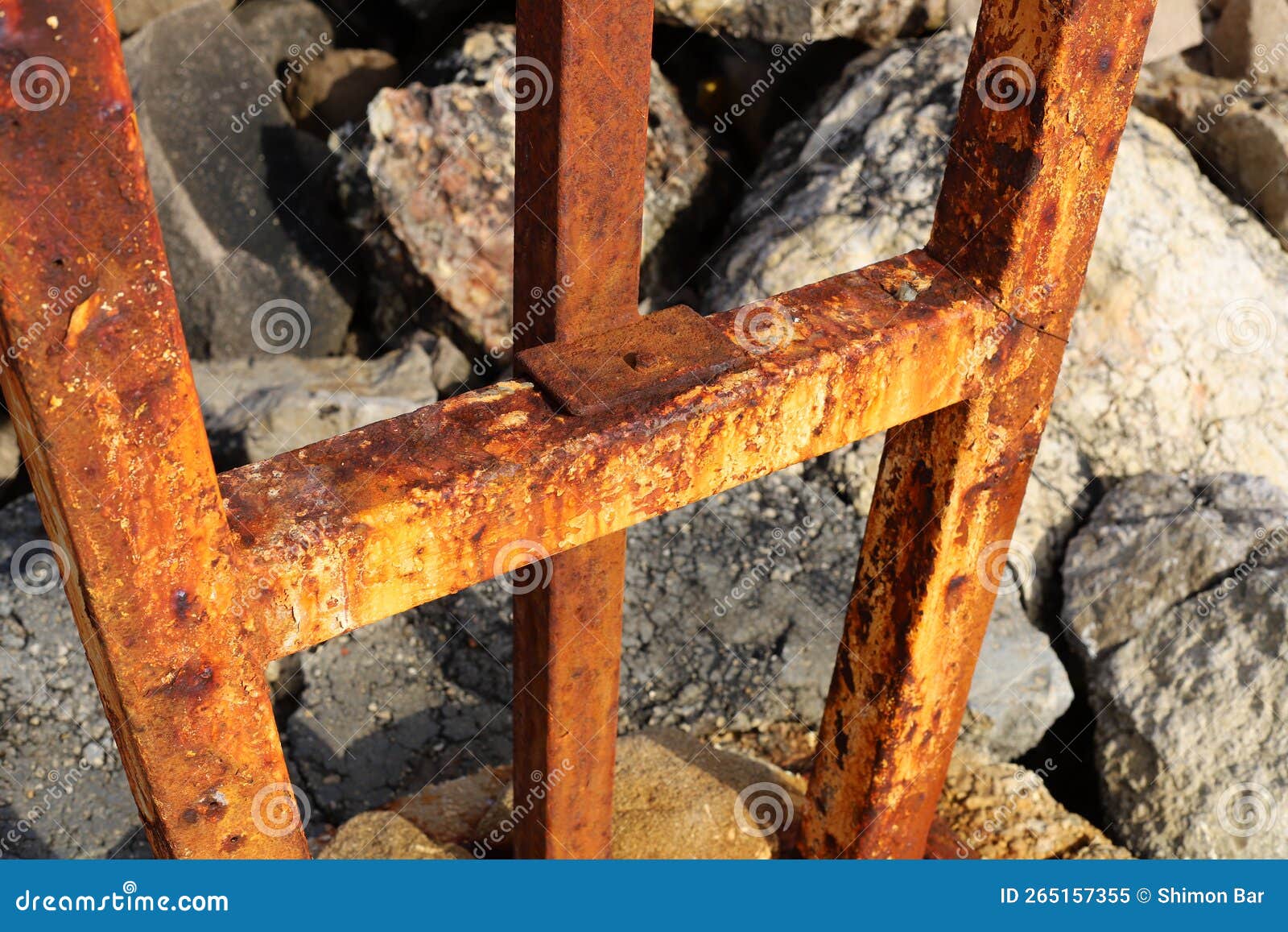 Texture of Old and Rusty Iron. Stock Image - Image of paint, iron ...