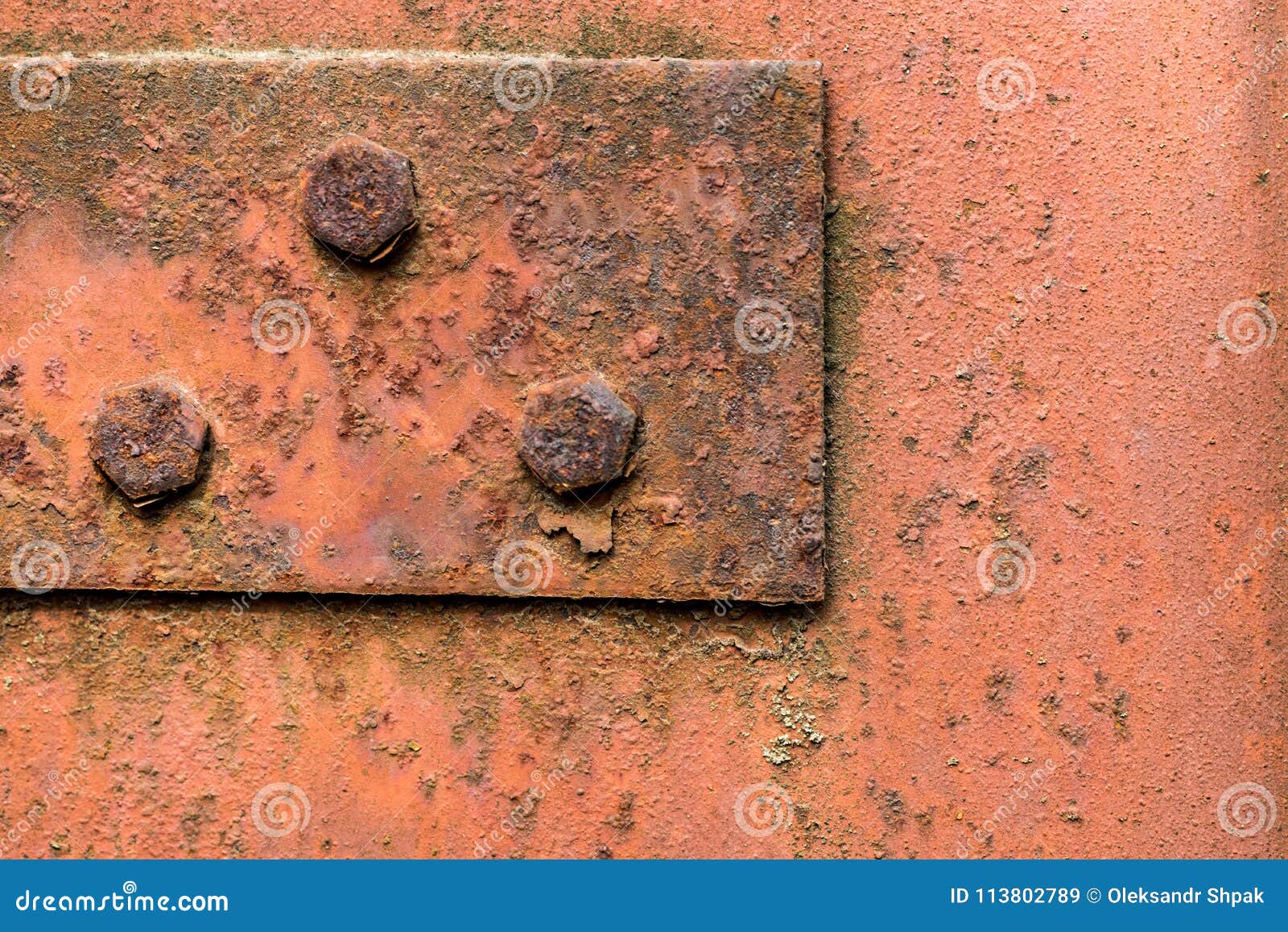 The Texture of the Old Rusty Metal Plate Stock Image - Image of ...
