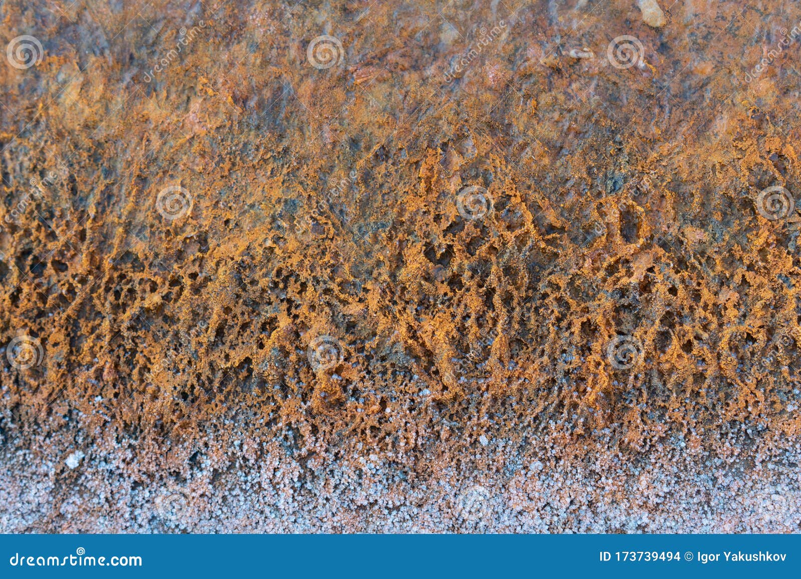 Texture of an Old Rusty Wall Stock Photo - Image of corrosion, dark ...