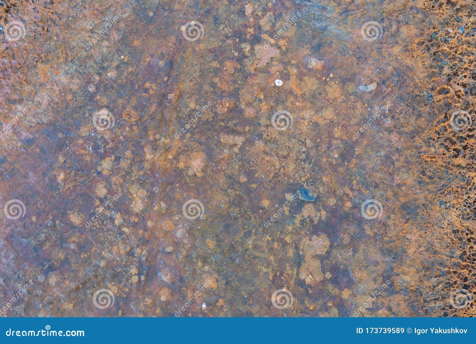 Texture of an Old Rusty Wall Stock Image - Image of background, damaged ...