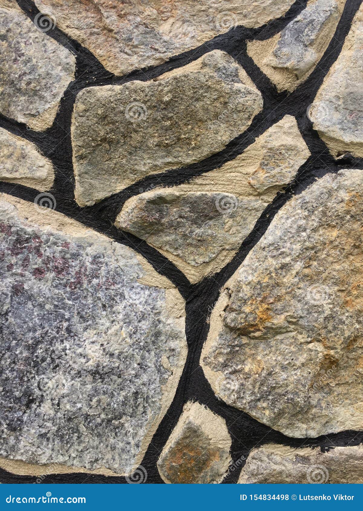 Texture of Old Stone Wall of Large Boulders Stock Photo - Image of ...
