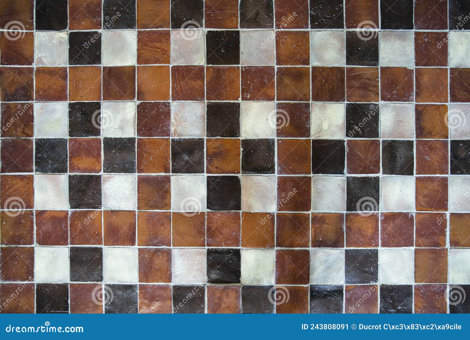 Texture of an old tile stock image. Image of wallpaper - 243808091