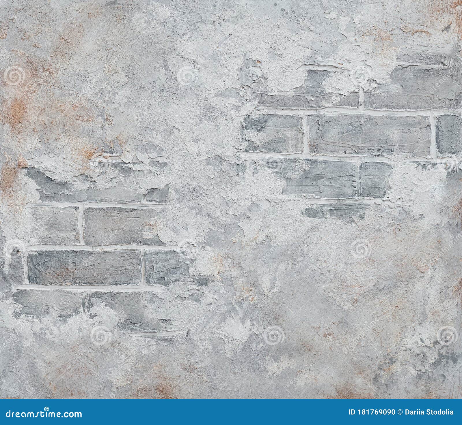 The Texture of the Old Vintage Wall. Old Plaster and Brick Under it are ...