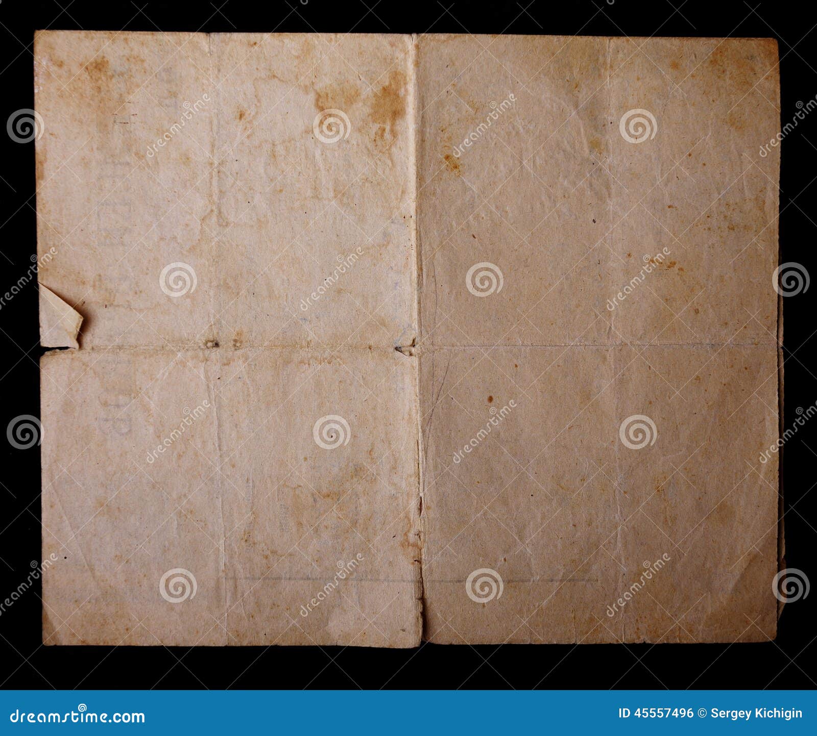 Texture Old Vintage Yellowed Paper, Writing Papers Stock Photo - Image ...