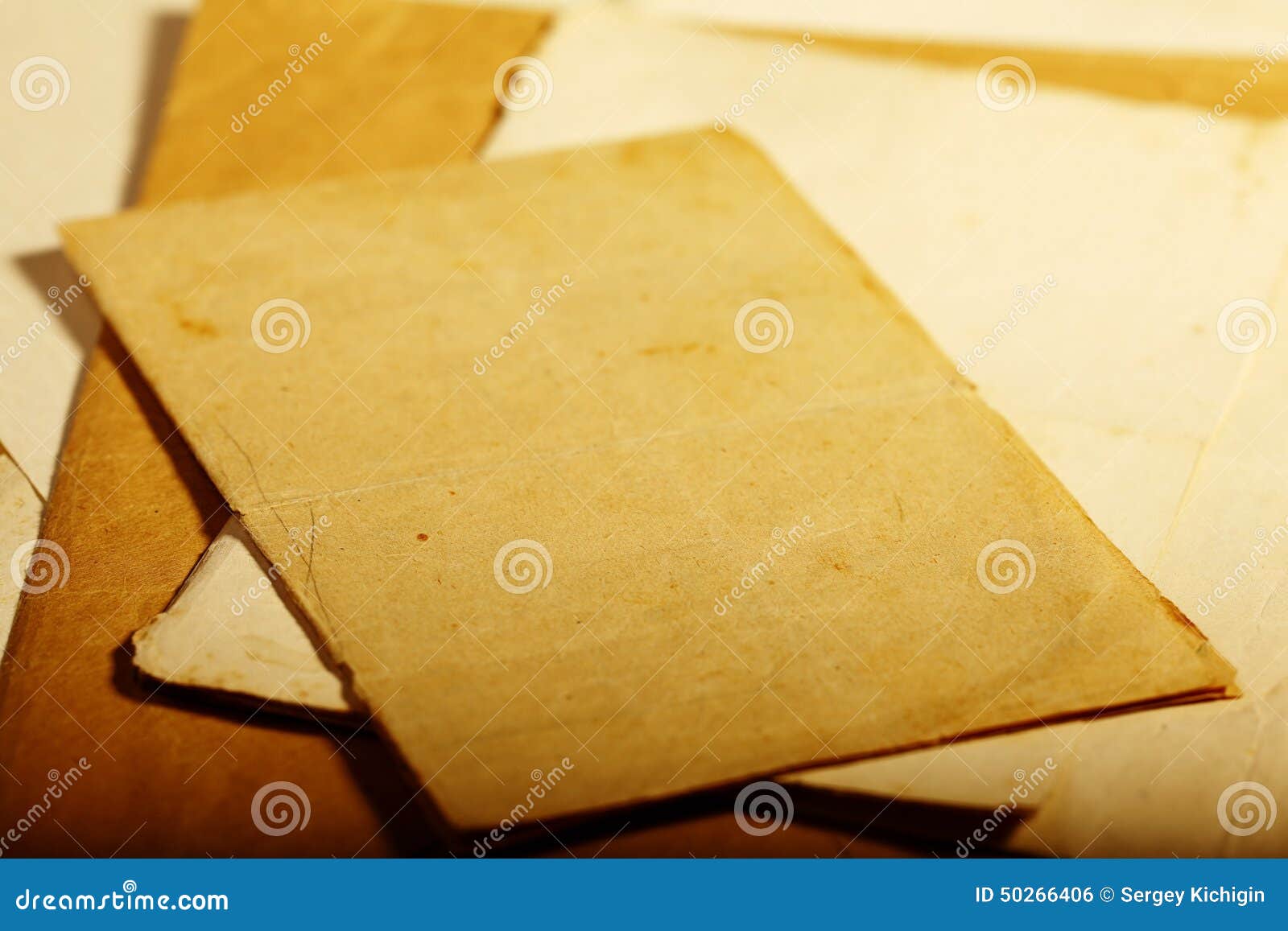 Texture Old Vintage Yellowed Paper, Writing Papers Stock Photo - Image ...
