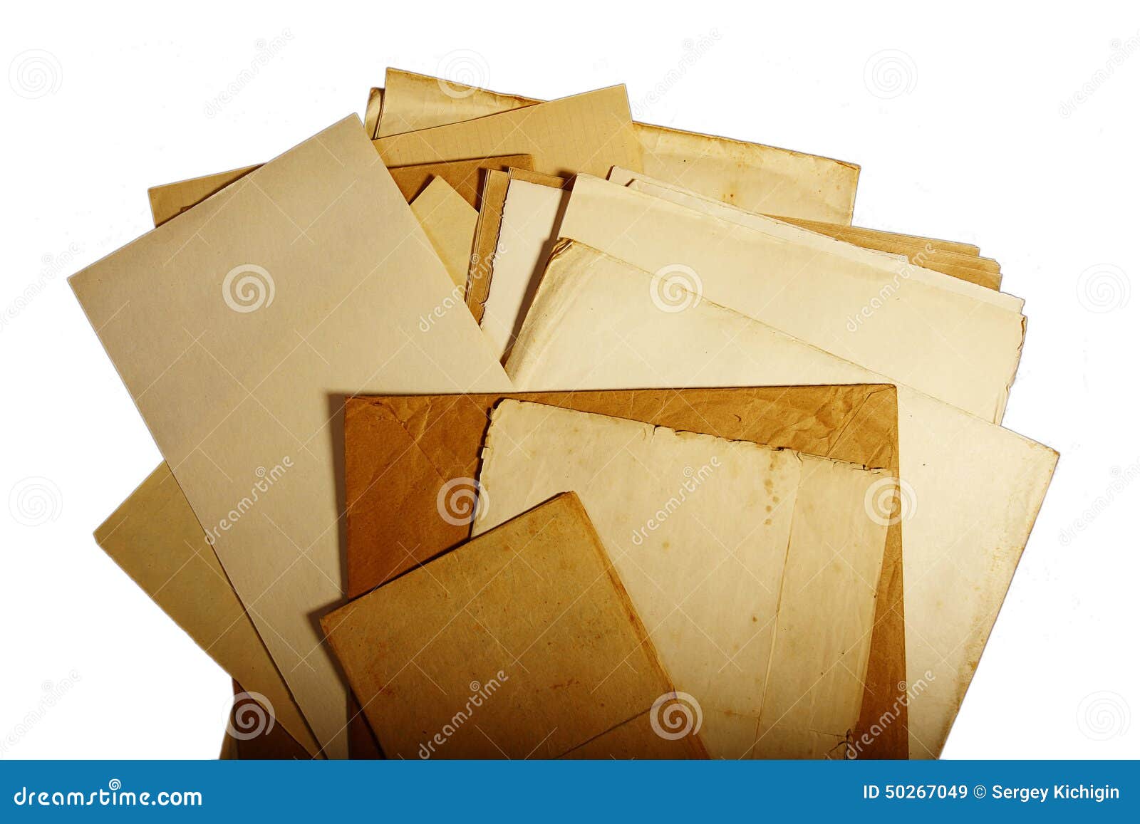 Texture Old Vintage Yellowed Paper, Writing Papers Stock Image - Image ...