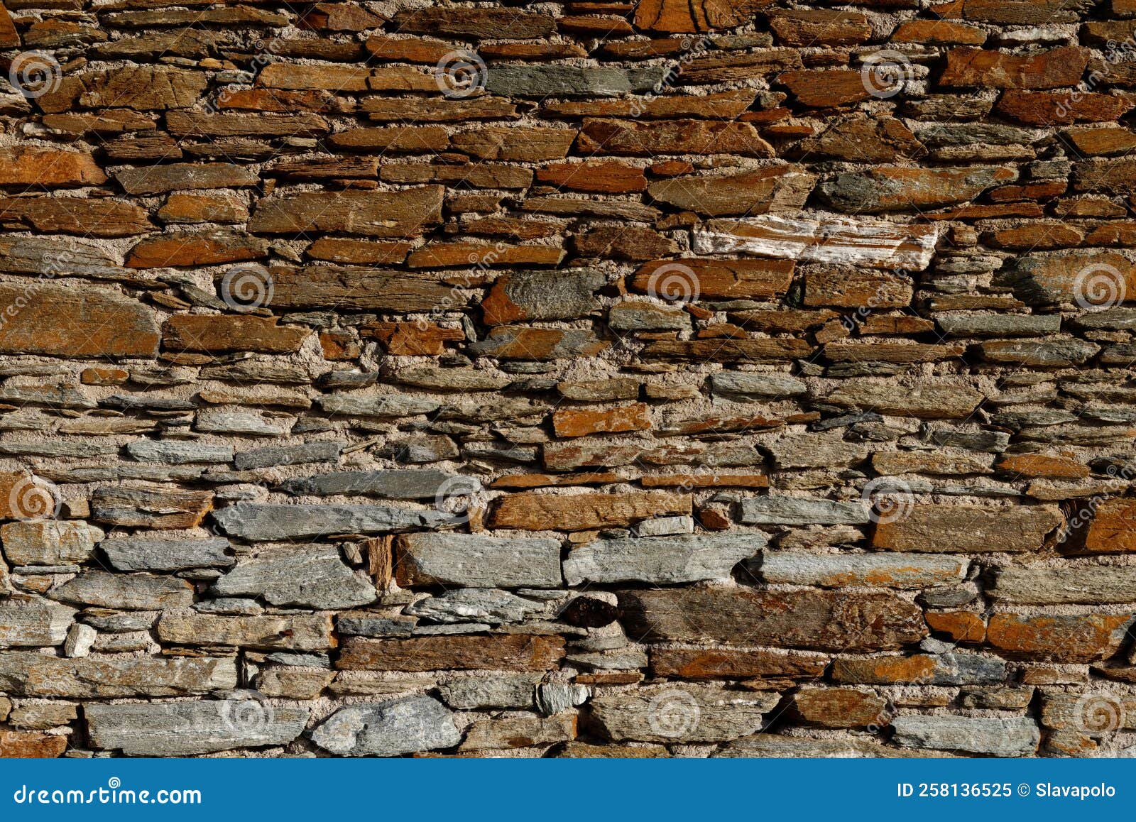 Wall Built Of Rough Weathered Sandstone Blocks Royalty-Free Stock ...