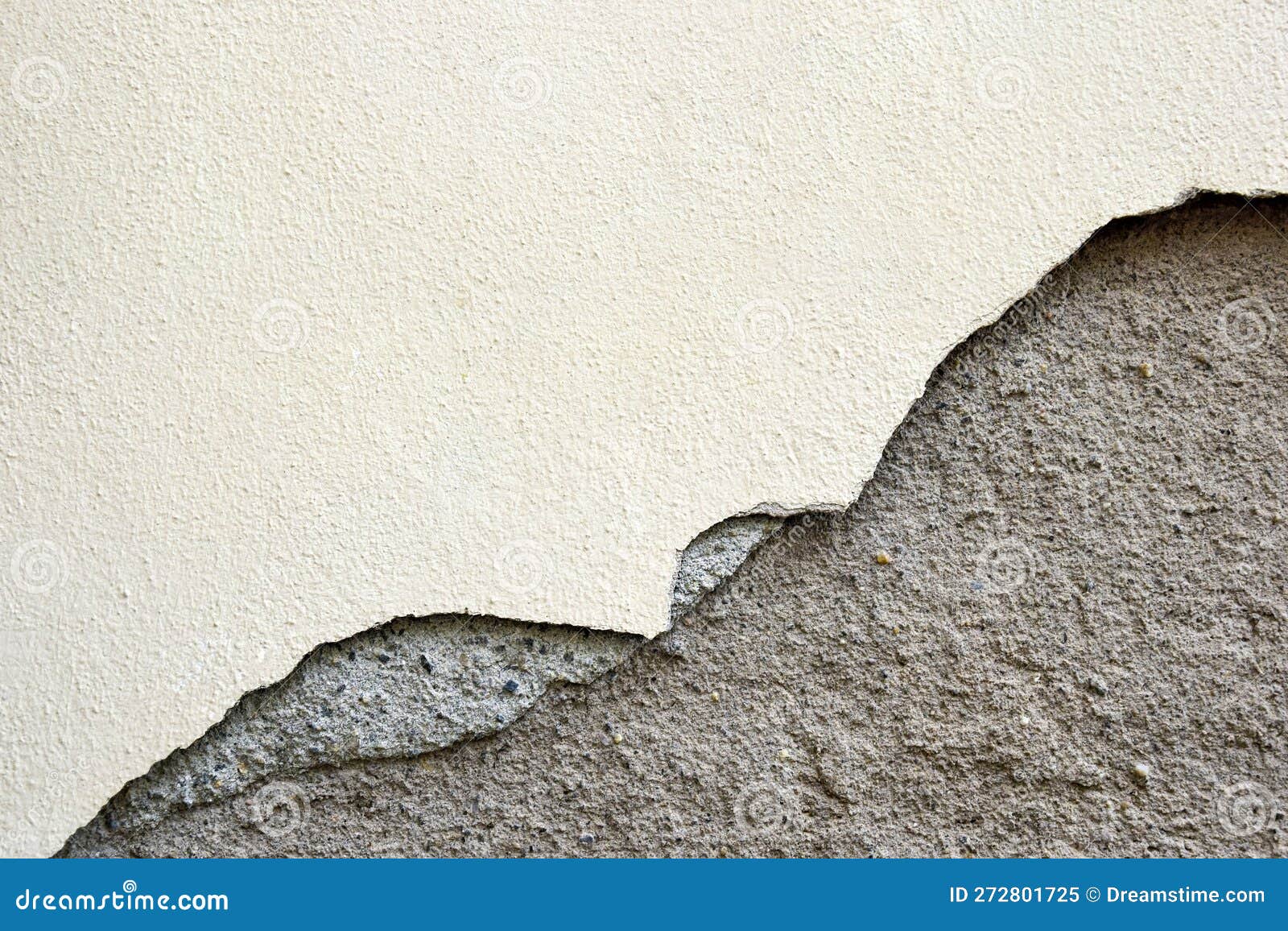 Texture of Old Wall with Collapsed Plaster. Background of Shabby ...