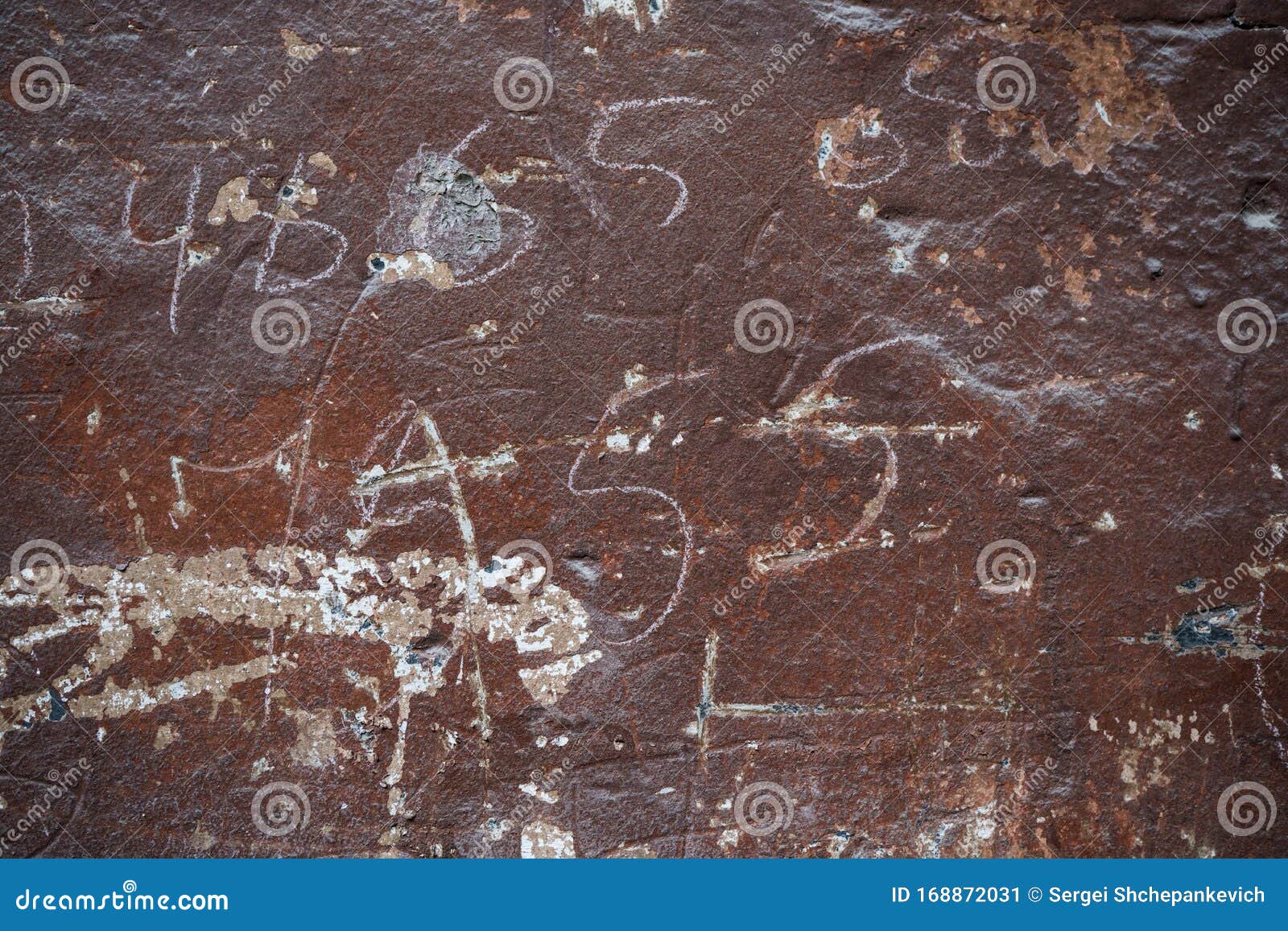 Background Image of a Worn Paint Coated Surface Stock Image - Image of ...