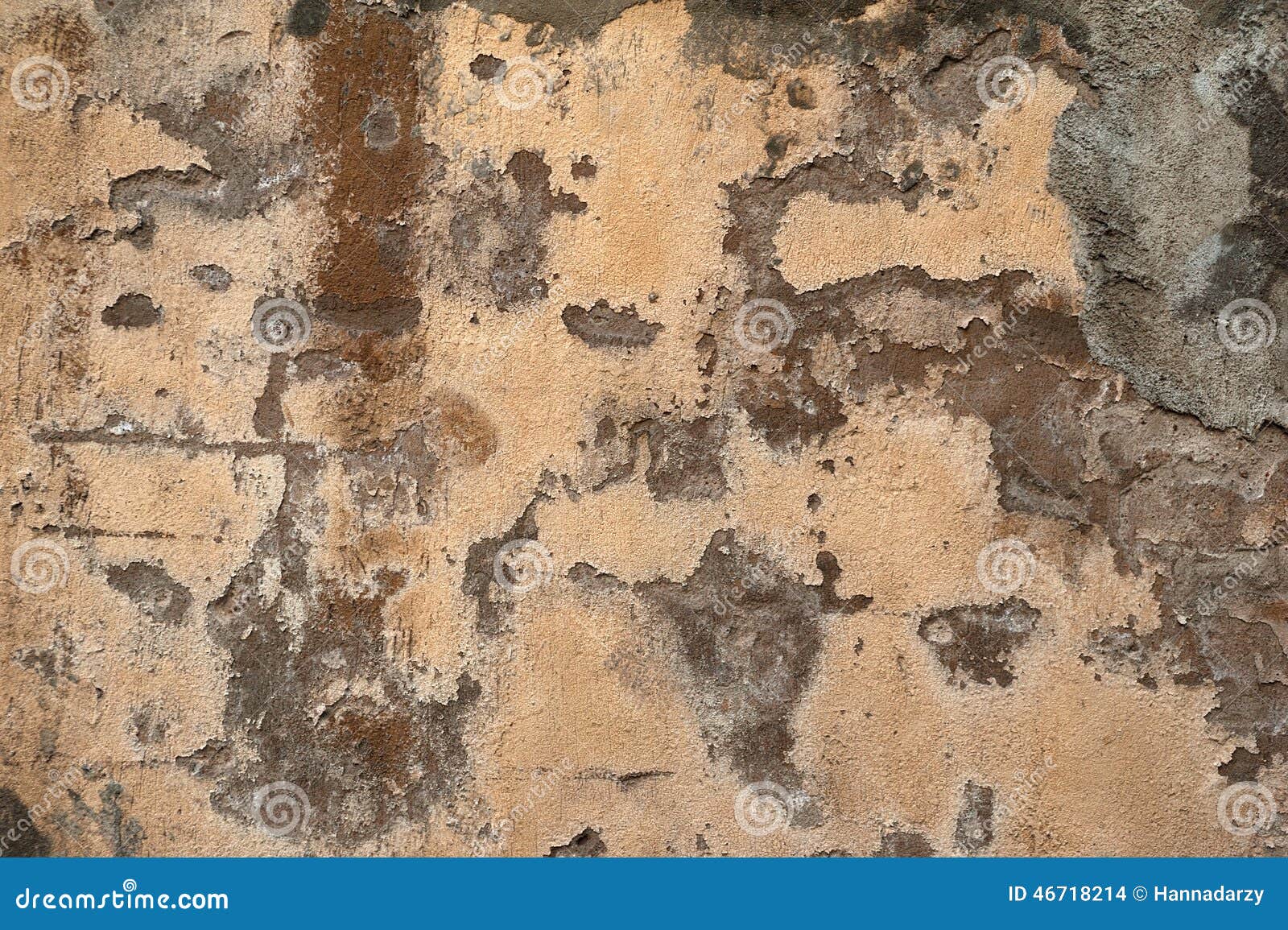 Texture Of Old Wall Covered With Yellow Stucco Stock Photo - Image of ...