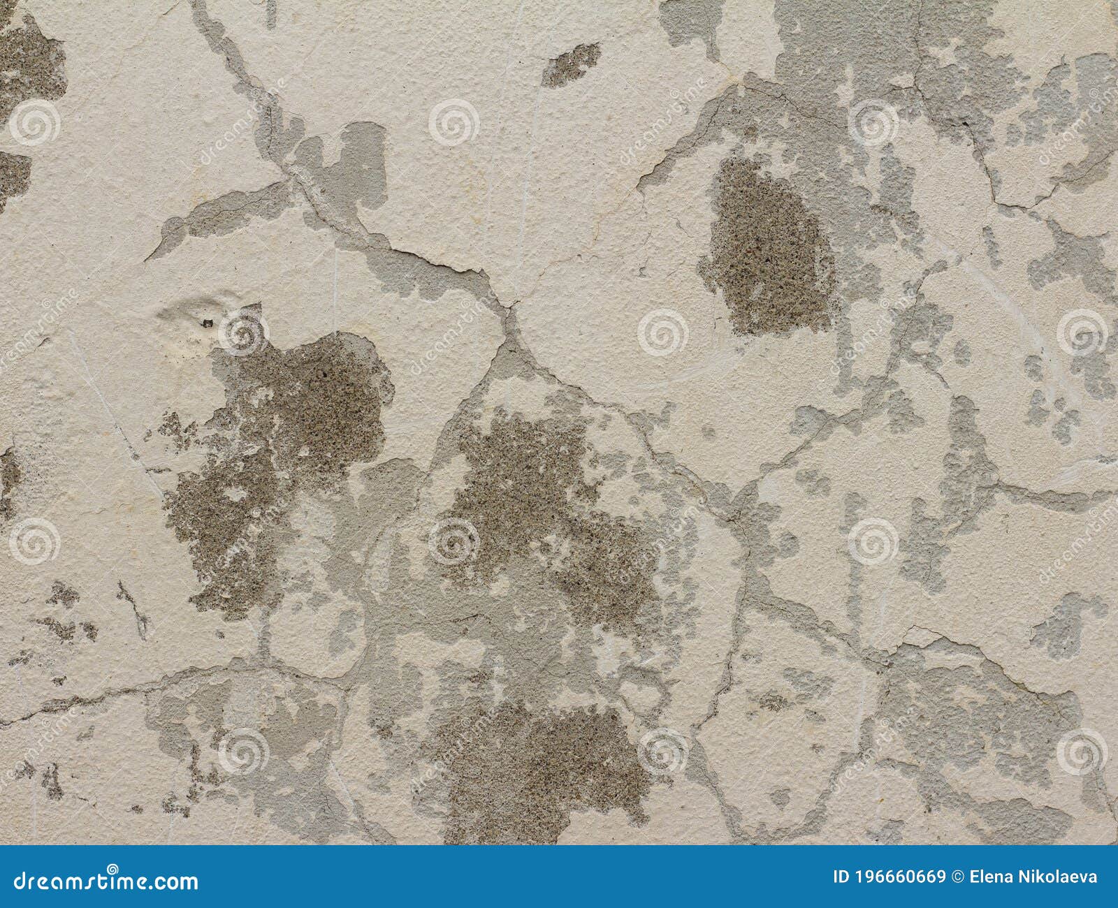The Texture of an Old Wall with Fallen Plaster Stock Image - Image of ...