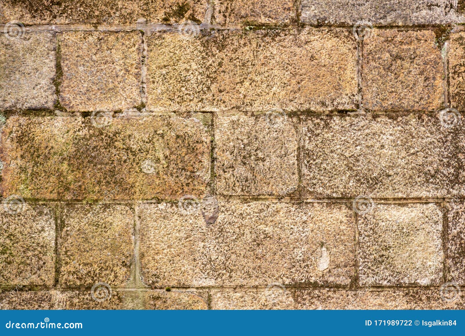 The Texture of the Old Wall of Paved Worn Stone Stock Photo - Image of ...