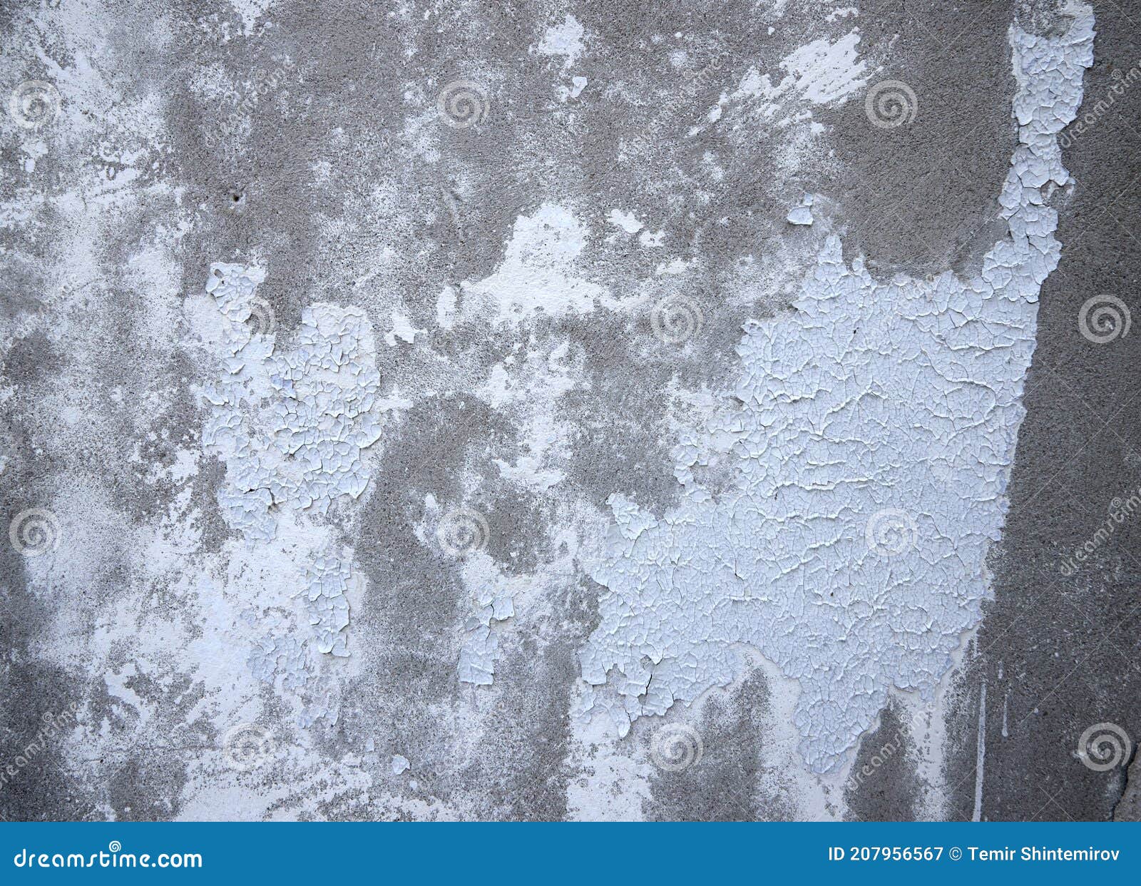 Texture of Old Wall with Scuffed Plaster and Peeling of White Paint ...
