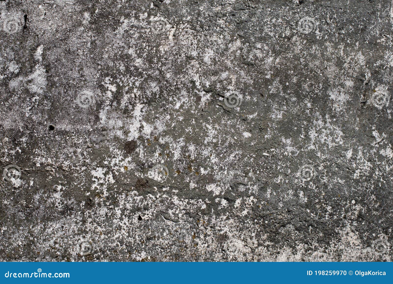 The Texture of Old Weathered Concrete with Signs of Aging. Background ...