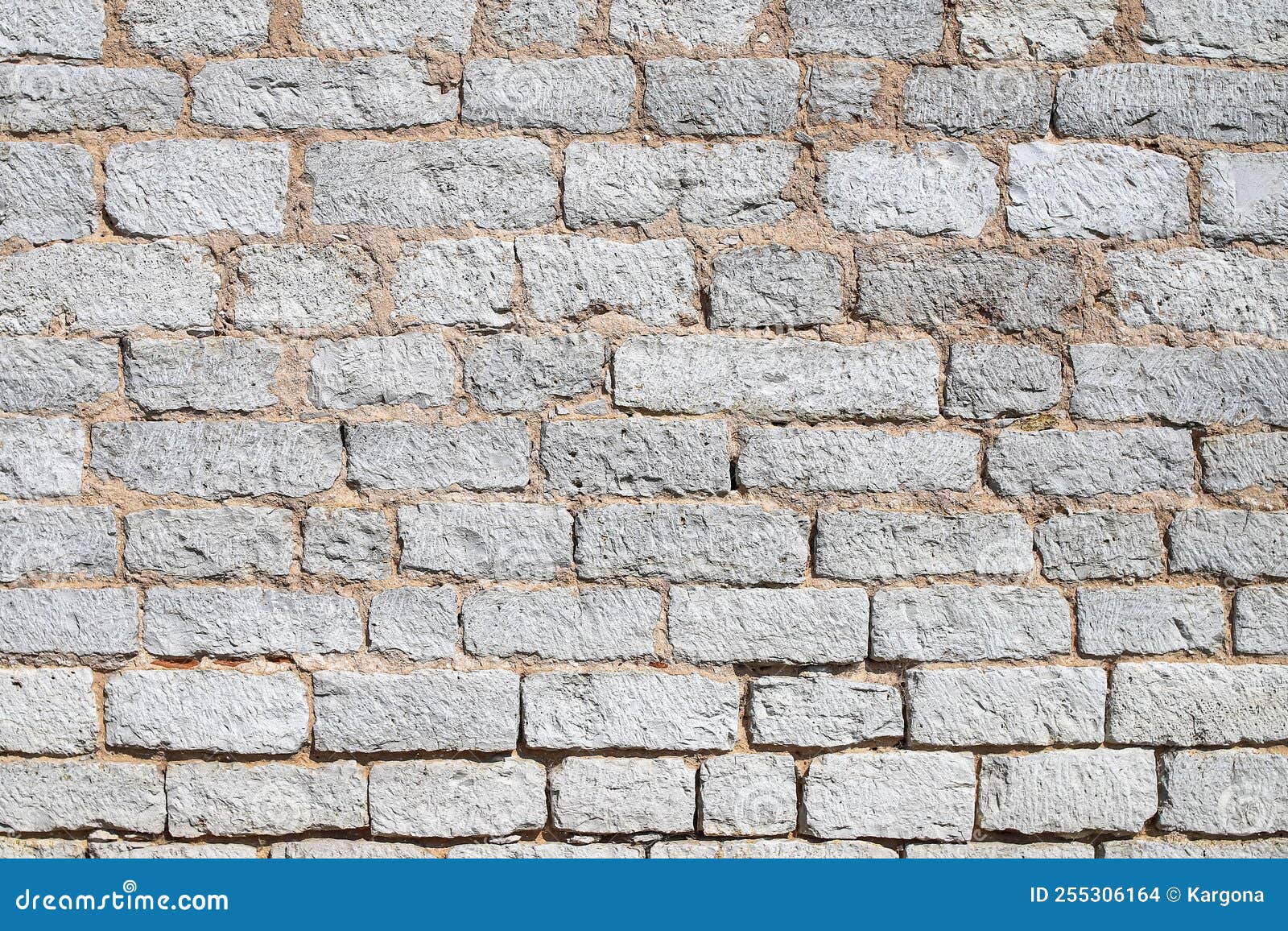 Texture of an Old White Stone Wall Made of Gang-sawn Limestone Stock ...