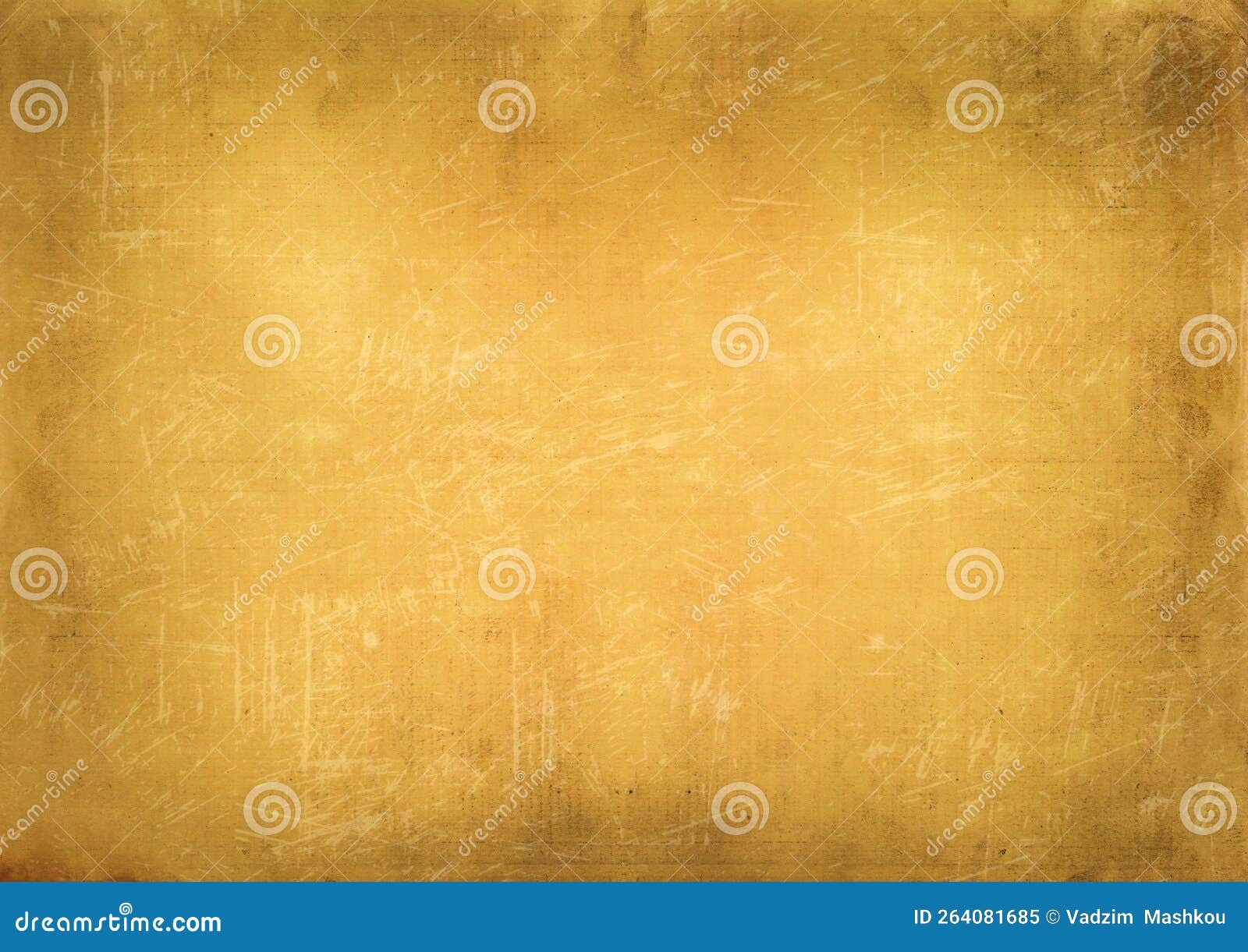 Texture of Old Yellow Paper with Scratches and Scuffs. Parchment Stock ...