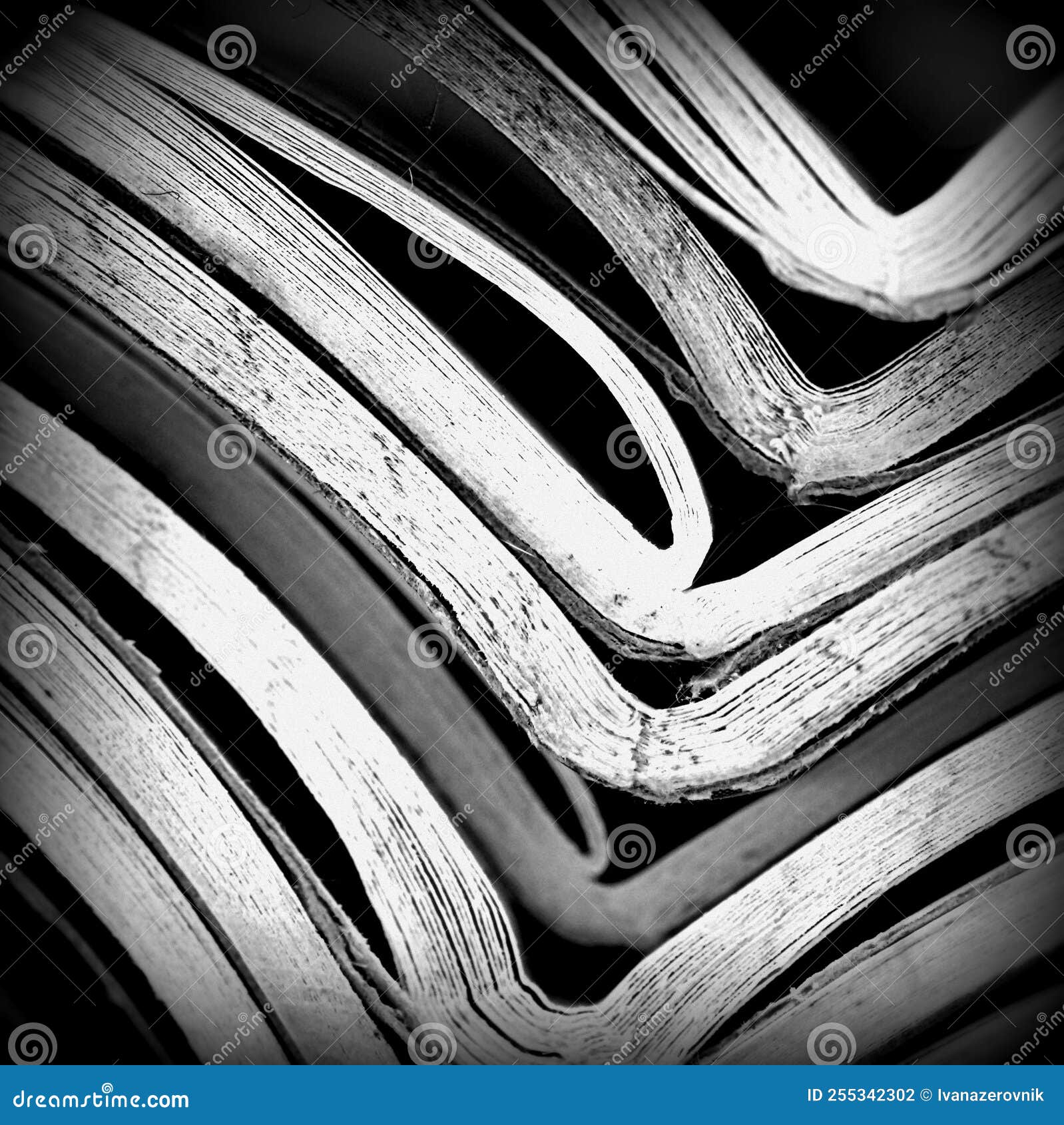 Texture of an Opened Notebooks Stock Photo - Image of industrial ...