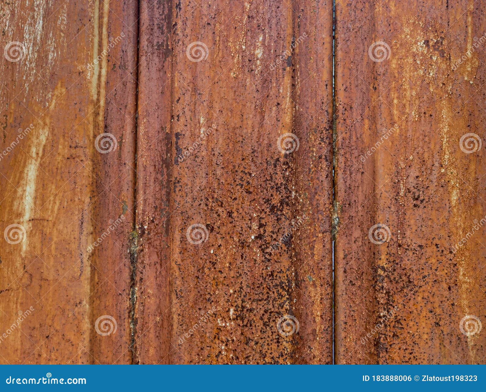 Texture of Orange Rust on the Gate. Stock Photo - Image of brown ...