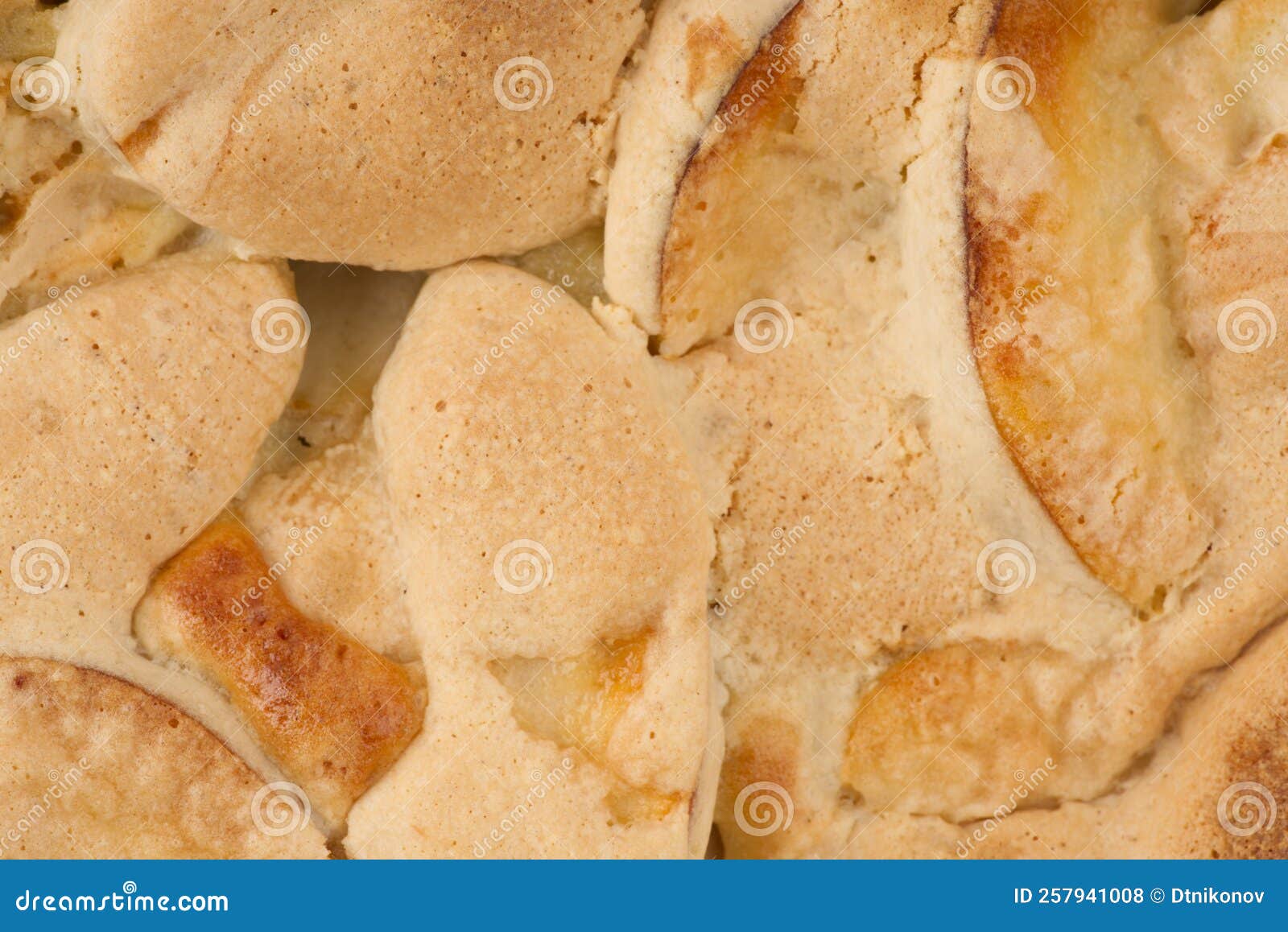 The Texture of an Oven Baked Apple Pie Closeup Stock Photo - Image of ...