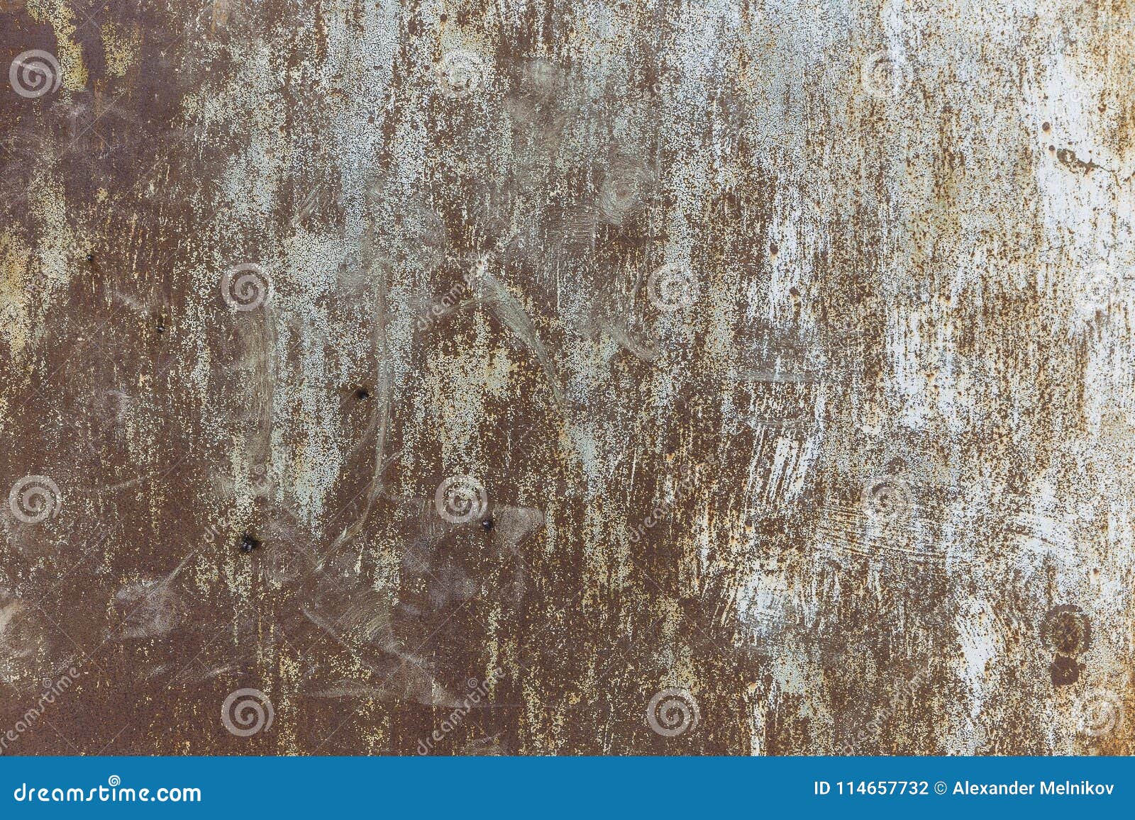 Texture of Painted Rusty Metal Sheet Stock Photo - Image of grungy ...