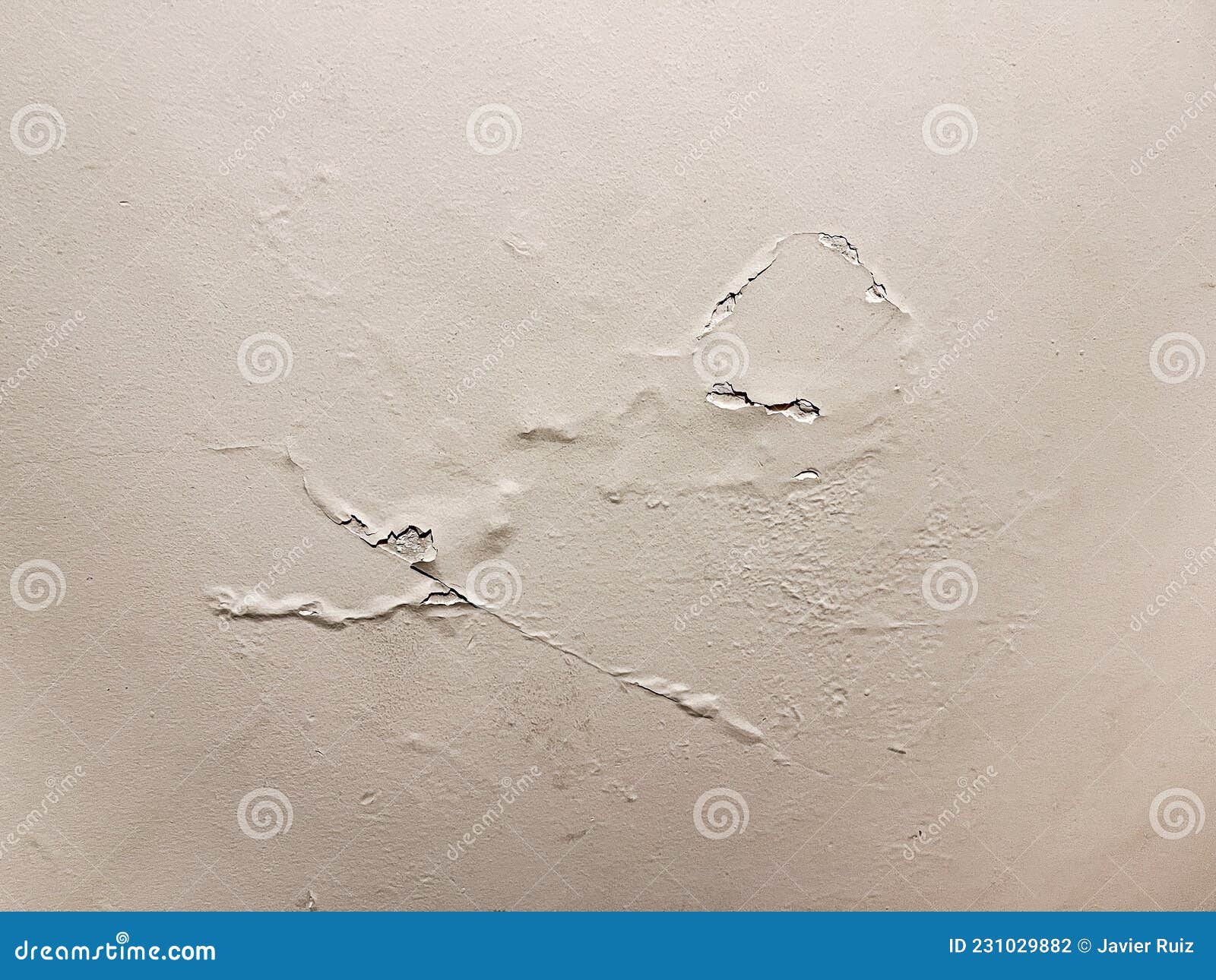 Texture of a Painted Wall with a Flaking and Cracking Defect Caused by ...