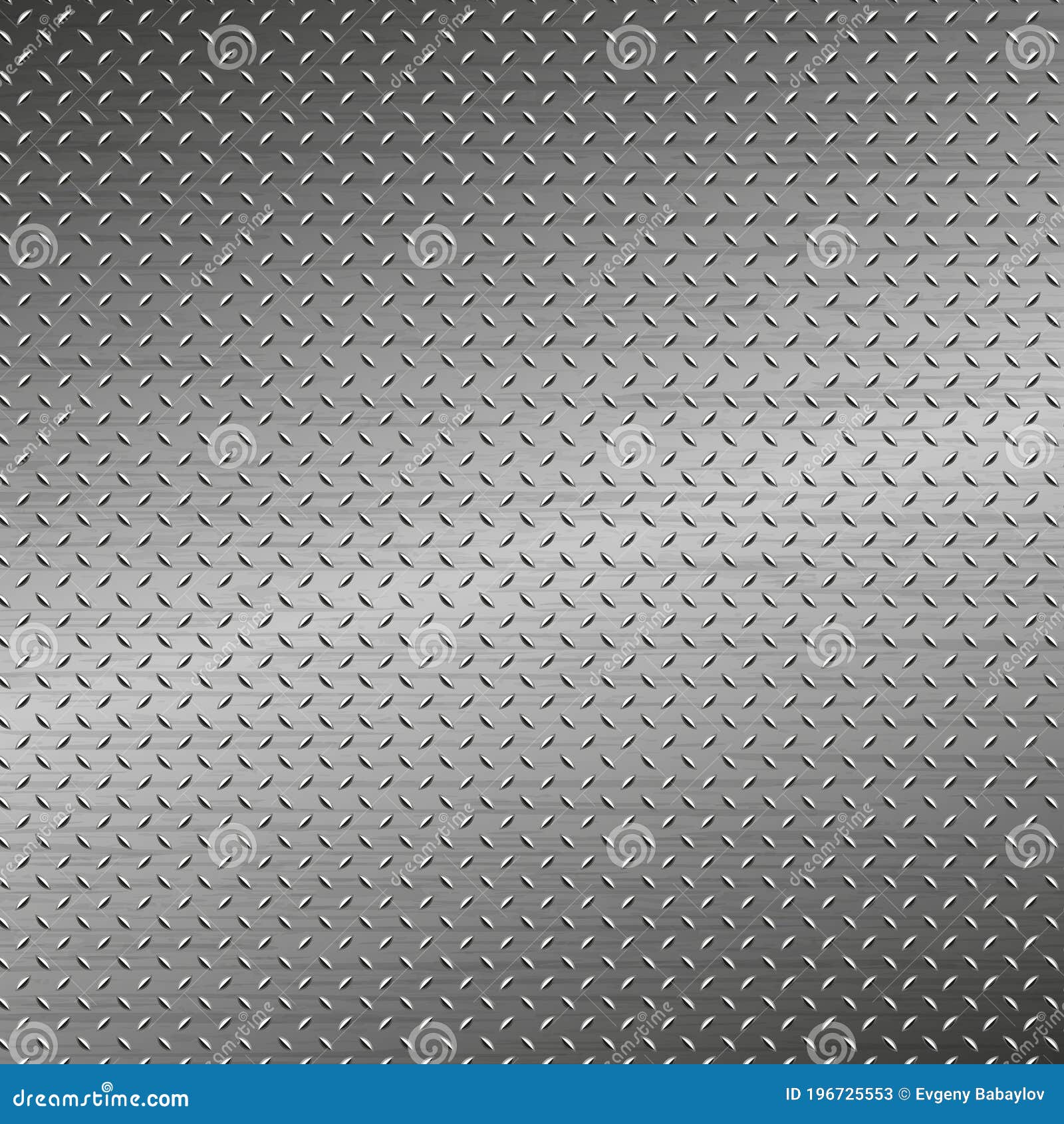 Texture Panorama of Silver Metal with Reflection Stock Vector ...