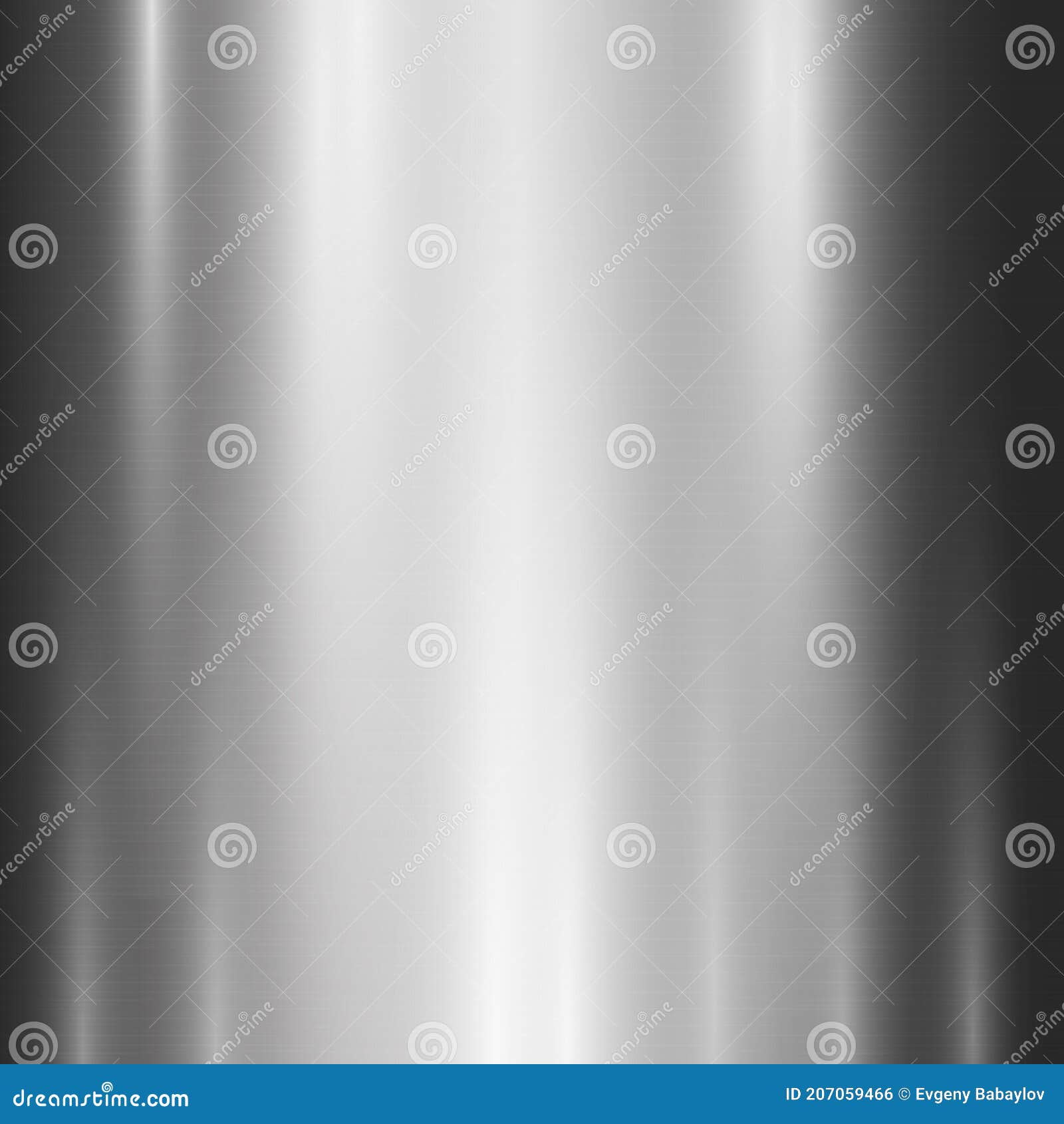 Texture Panorama of Silver Metal with Reflection Stock Vector ...
